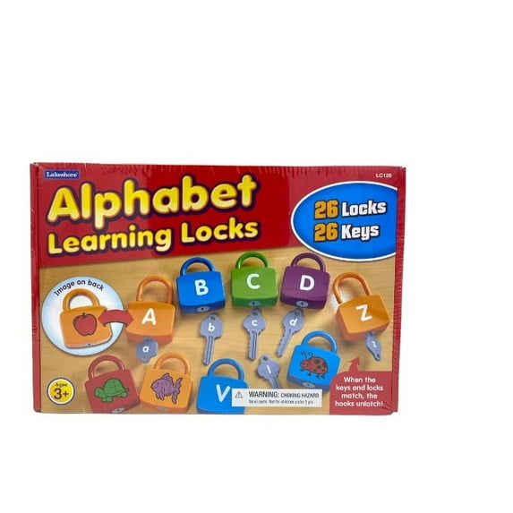 Lakeshore Alphabet Learning Locks (26 Locks and 26 Keys Pack) - Walmart.com