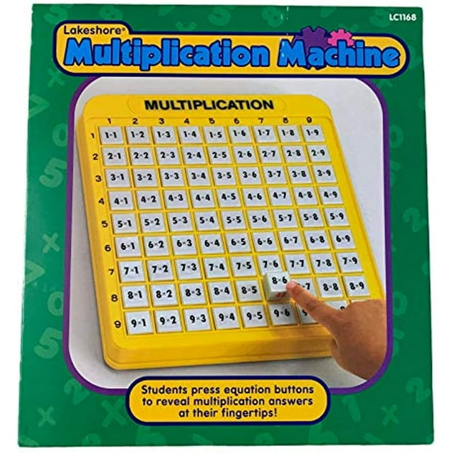 Lakeshore Learning Kids Math Home School Practice Toy - Multiplication ...