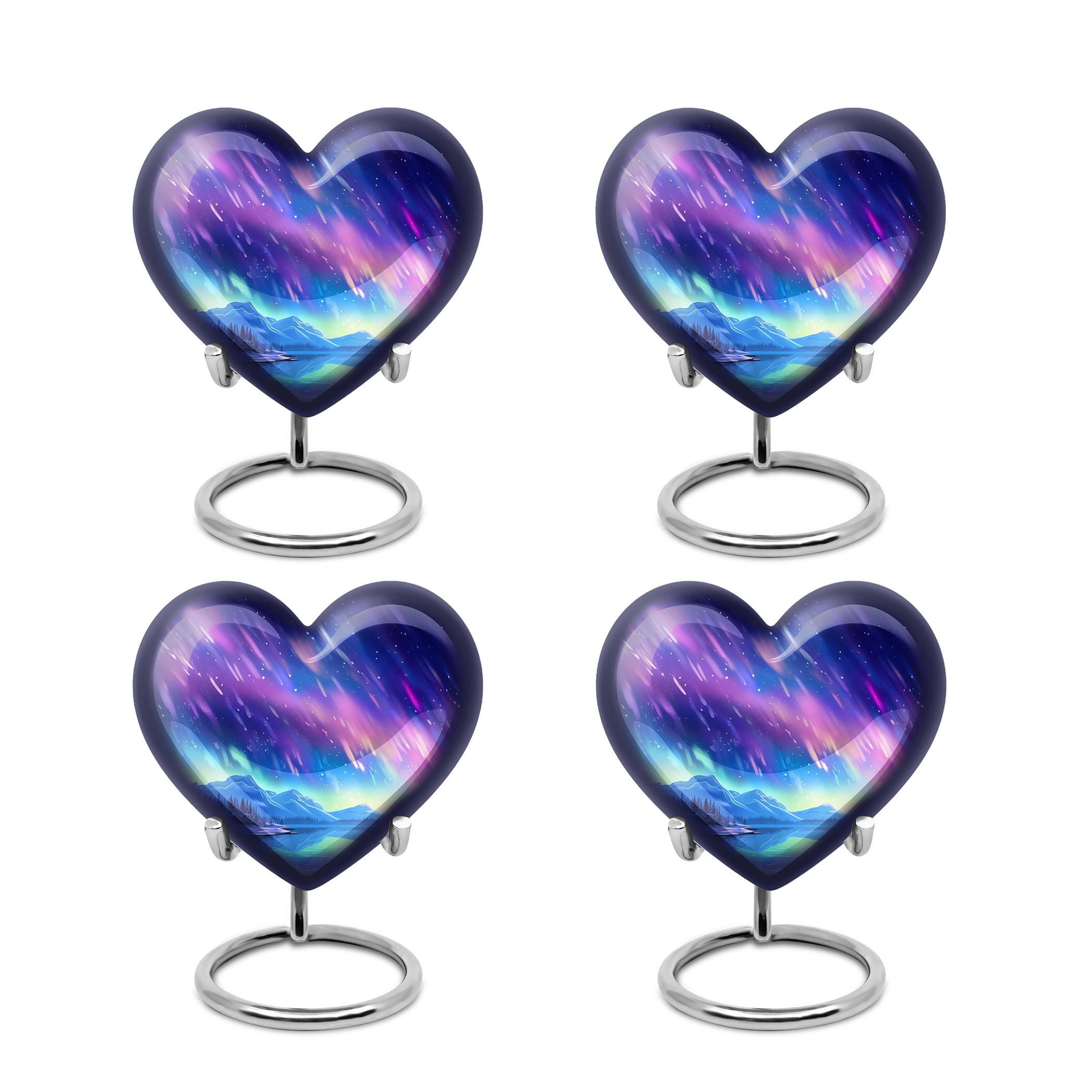 Lakeside Aurora Heart Urns For Human Ashes Adult Male - Miniature Urns ...