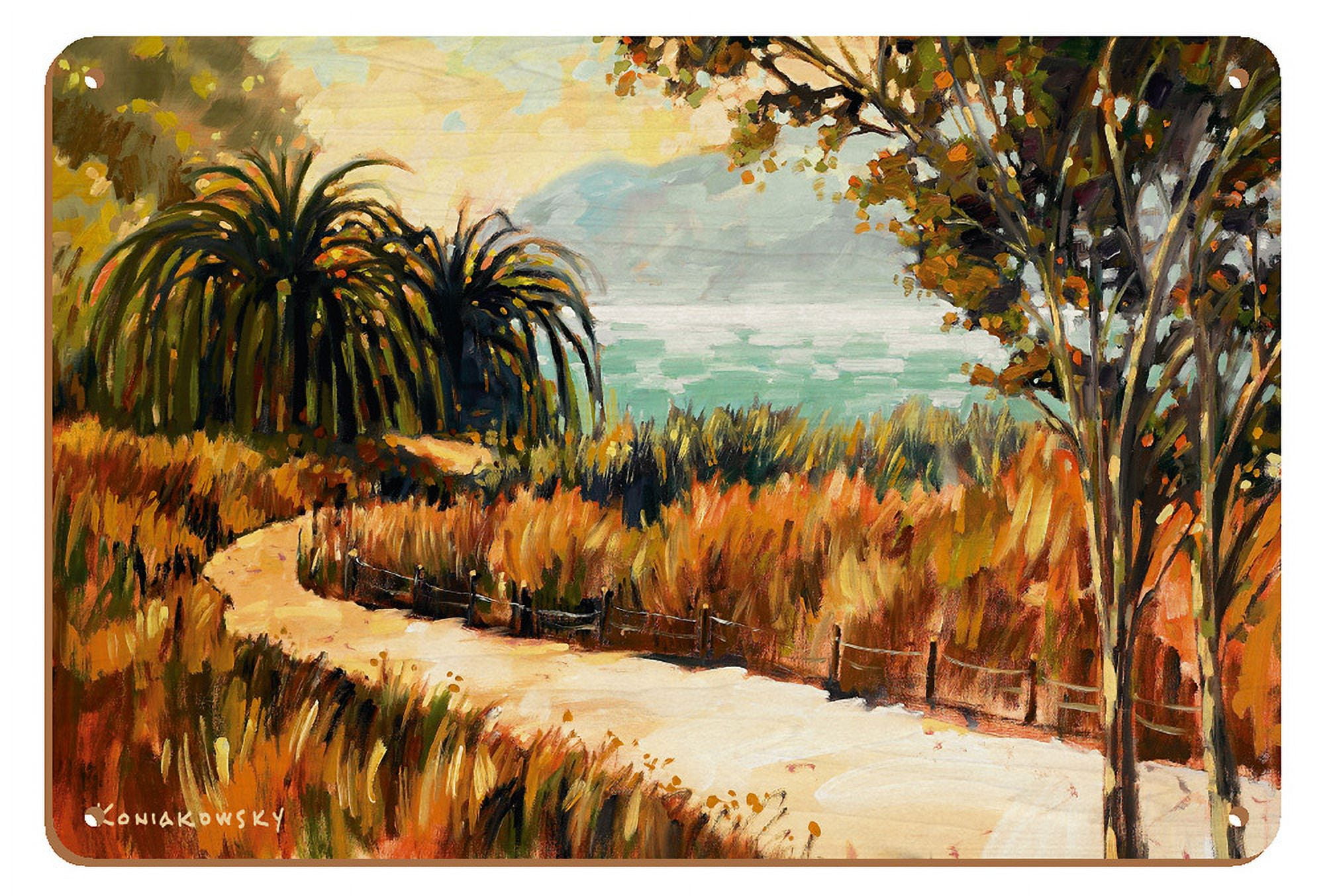 Lakeside California - Coastal Landscape - From an Original Color ...