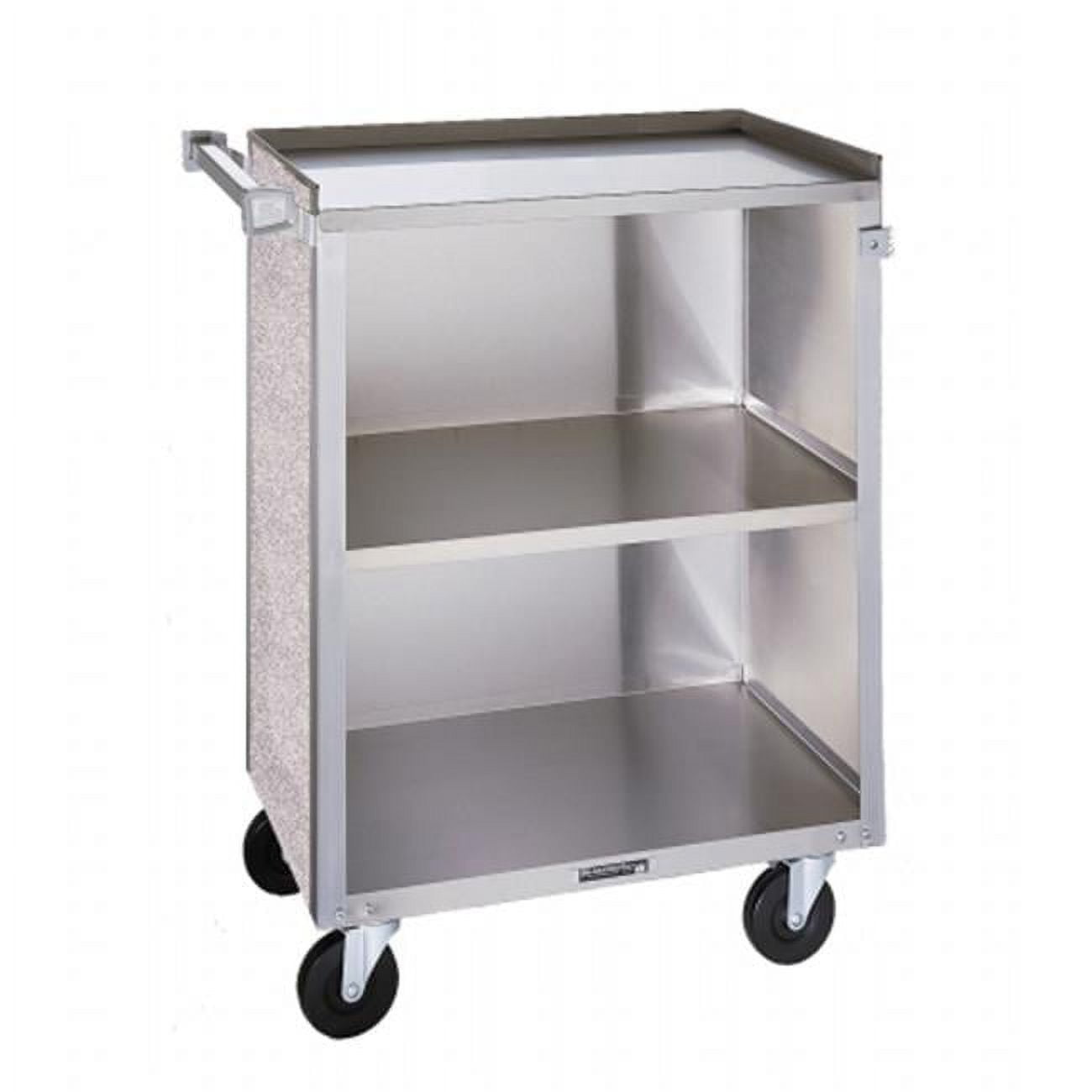 Lakeside Enclosed Bussing Cart - Stainless Steel - 3-Shelves - Walmart.com