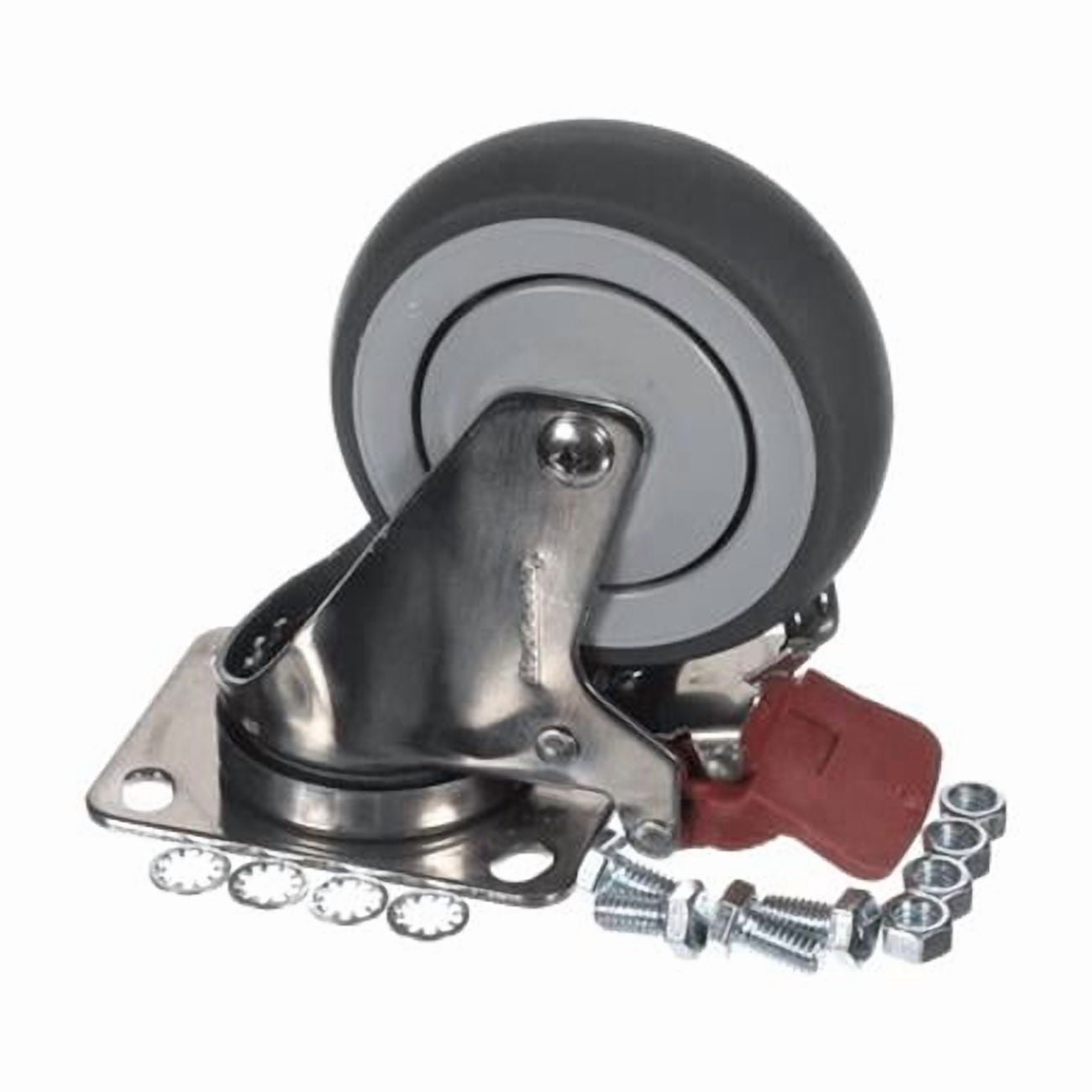 Lakeside 148501 Genuine OEM Caster - 4 in., Swivel with Brake, Plate ...
