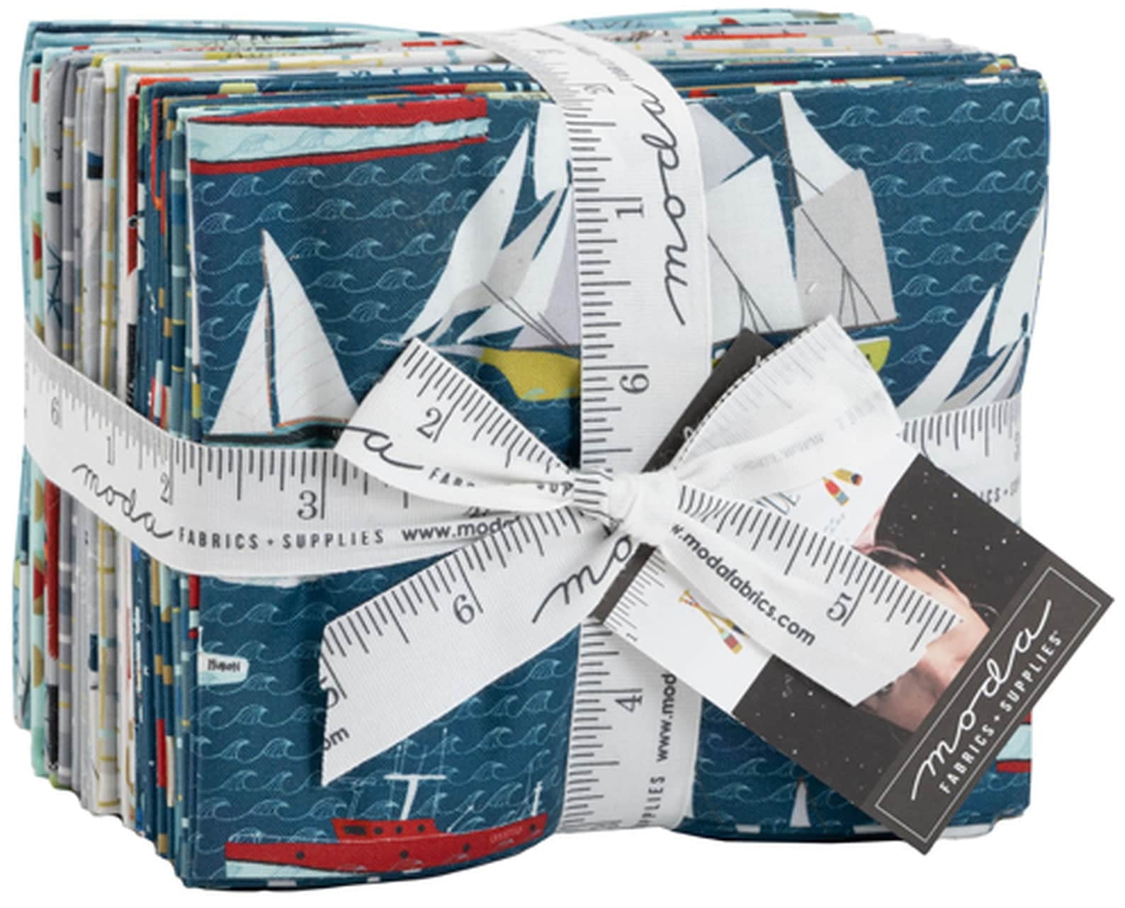 Lakeside Story Moda Fat Quarter Bundle - 23 18"x22" fat quarters by ...