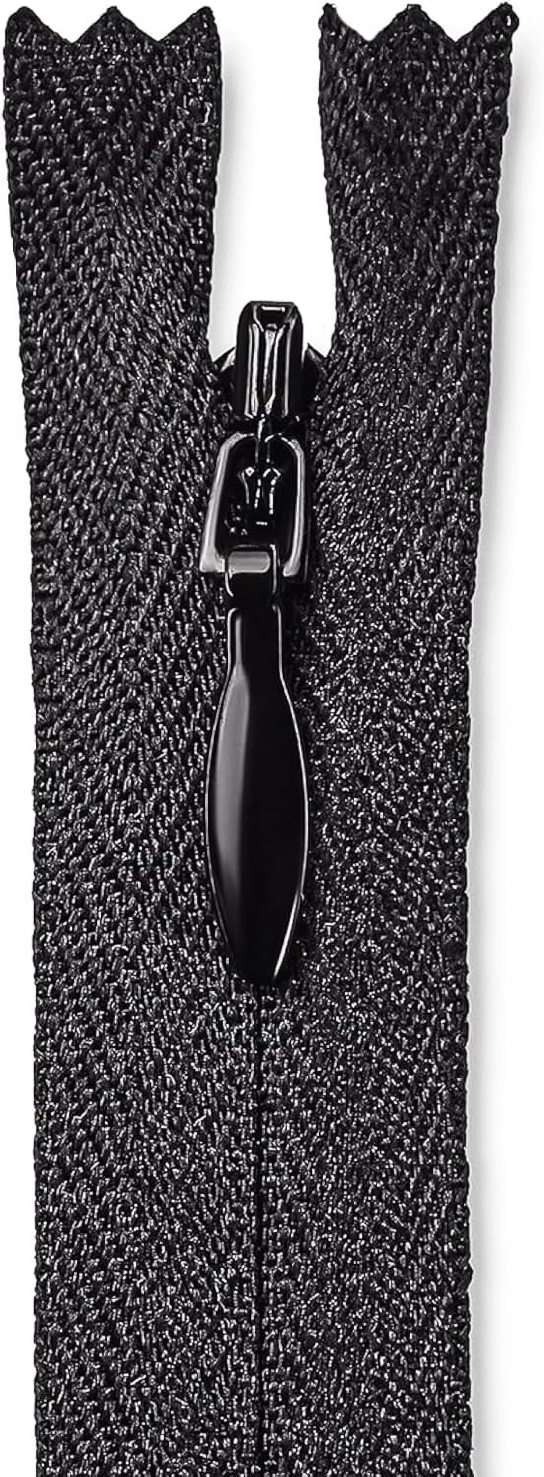 Lakesstory Black Zipper 10inch Invisible Zipper Hidden Zipper Heavy ...