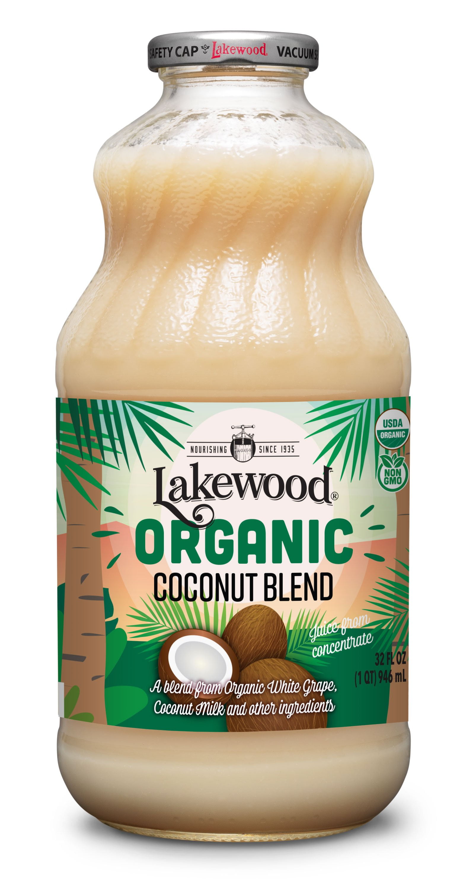 Lakewood Organic COCONUT BLEND, 32 Fl Oz - Walmart.com