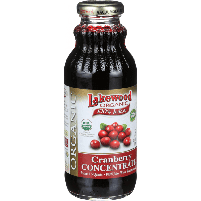 Lakewood Pure Organic Cranberry Concentrate Juice, 12.5 oz - Walmart.com