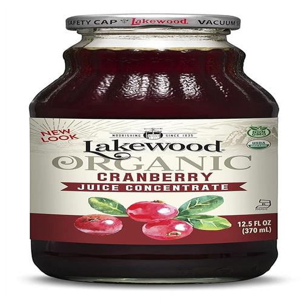 Lakewood Organic Cranberry Juice, 12.5 Fz Packaging May Vary - Pack of ...