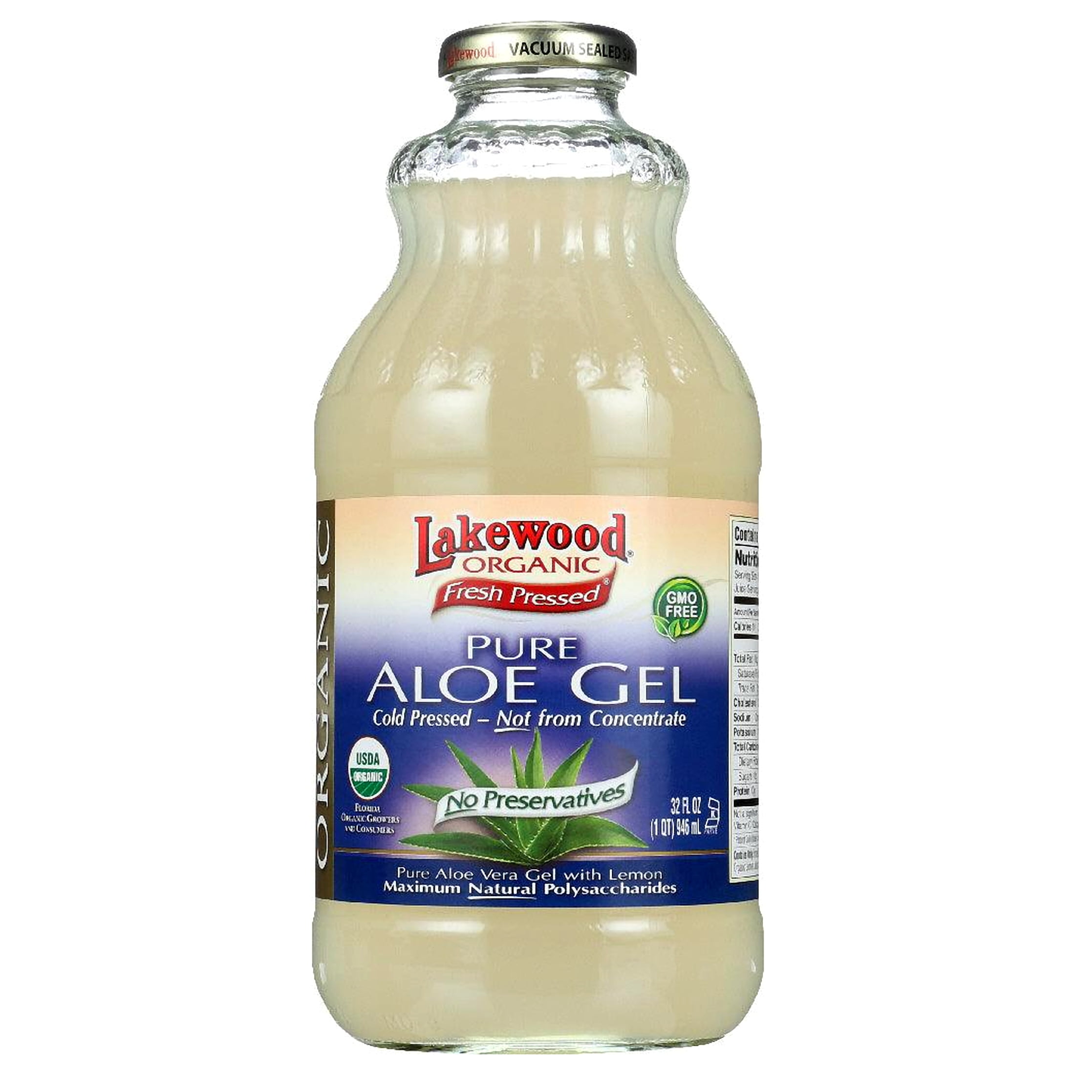 Lakewood Aloe Gel 32oz - Fruit nectar for retail - Walmart Business ...
