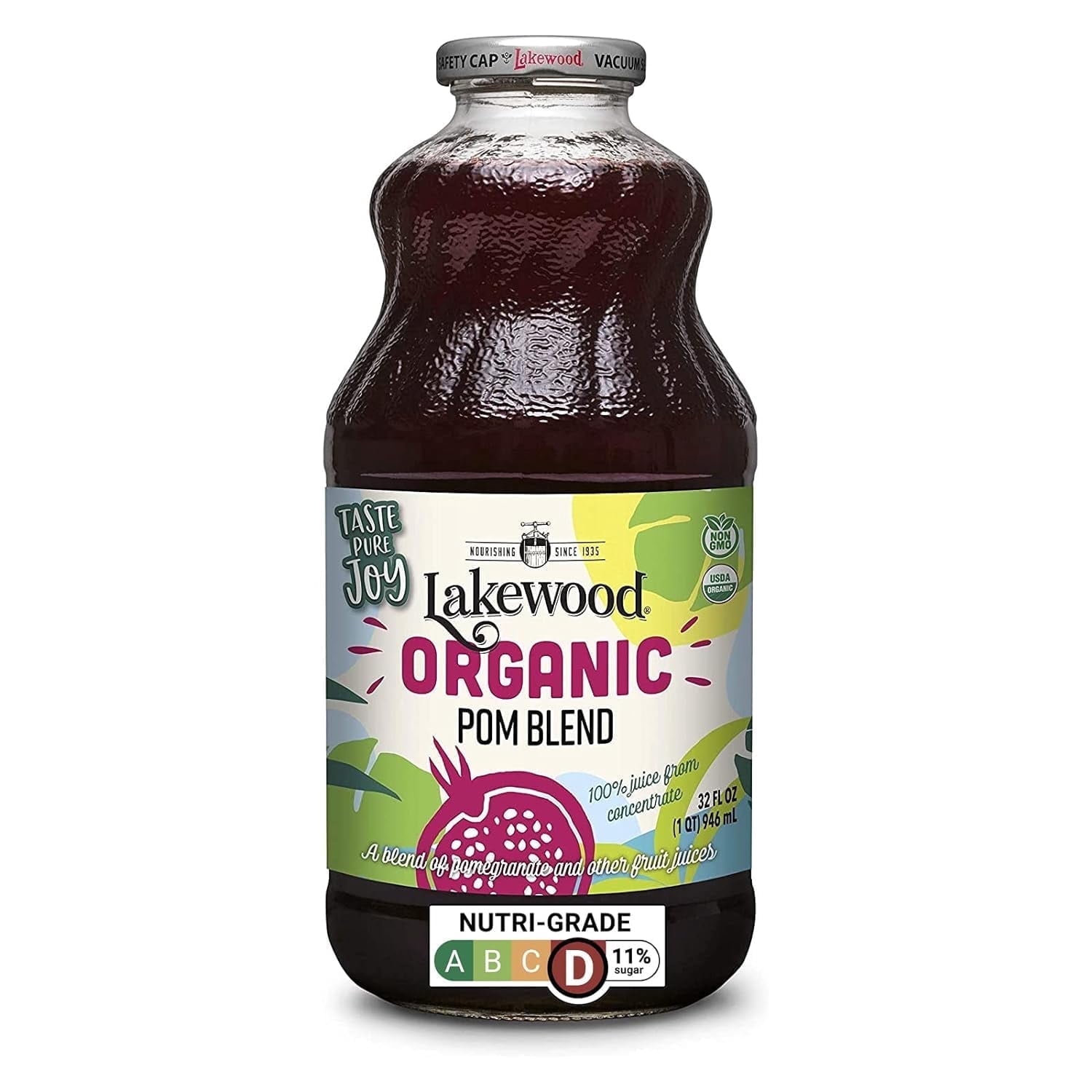Lakewood Organic Pure Fruit Juice Nectar Blend No Sugar Added ...