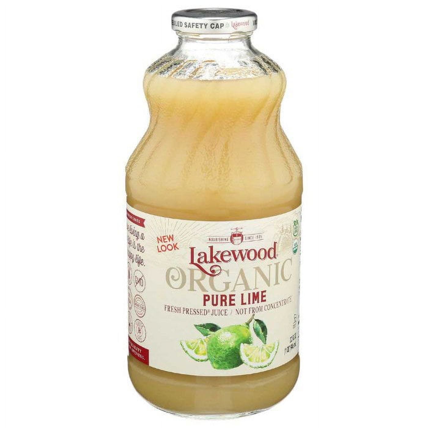 Lakewood Organic Pure Lime Juice 32 oz (Pack Of 6) - Walmart.com