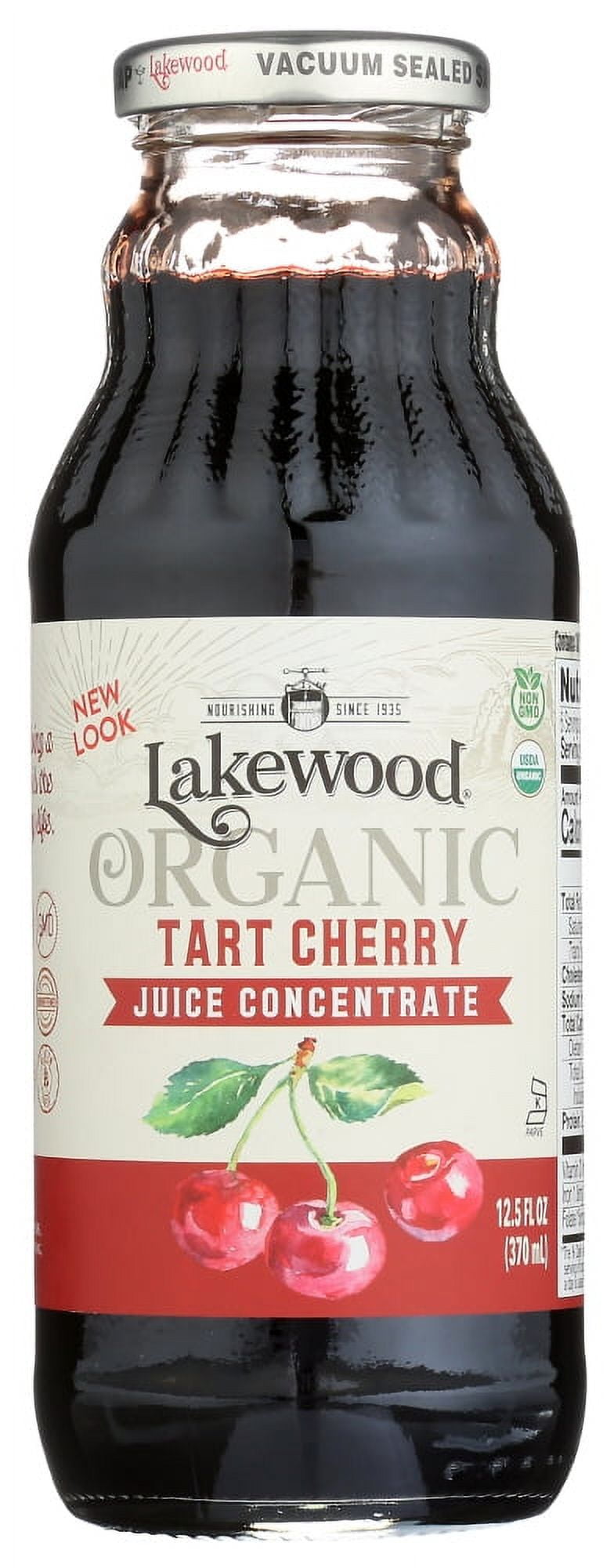 Lakewood Pure Unsweetened Sugar Free Tart Cherry Juice, 12.5 Fl Oz ...