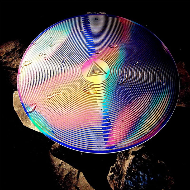 Lakhovsky MWO Polarized Disc 100MM Rainbow Pyramid Double-Sided Multi ...