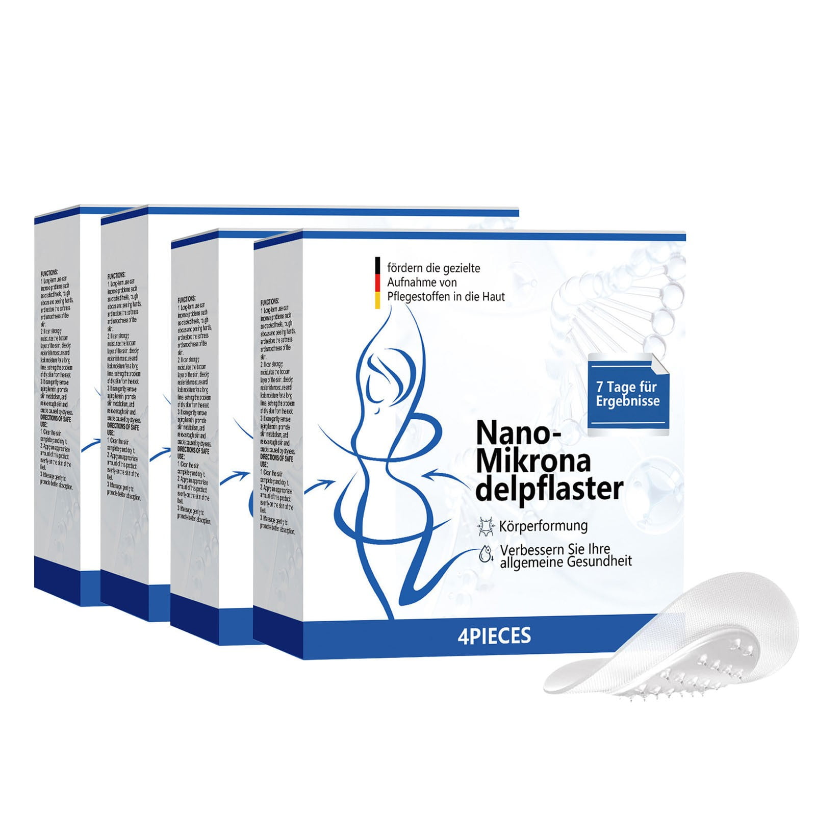 Lakker 16Pcs Smgt-Glp-1 Nano Micro-needle Plaster, Nano Micro Needle ...