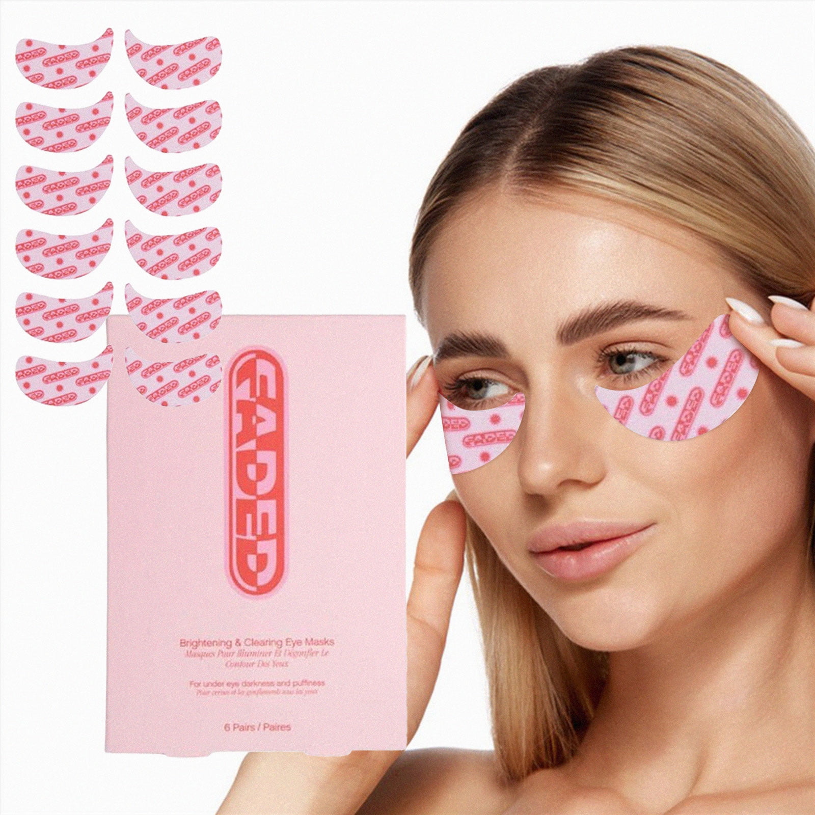 Lakker Faded Under Eye Masks 6 Counts - Walmart.com