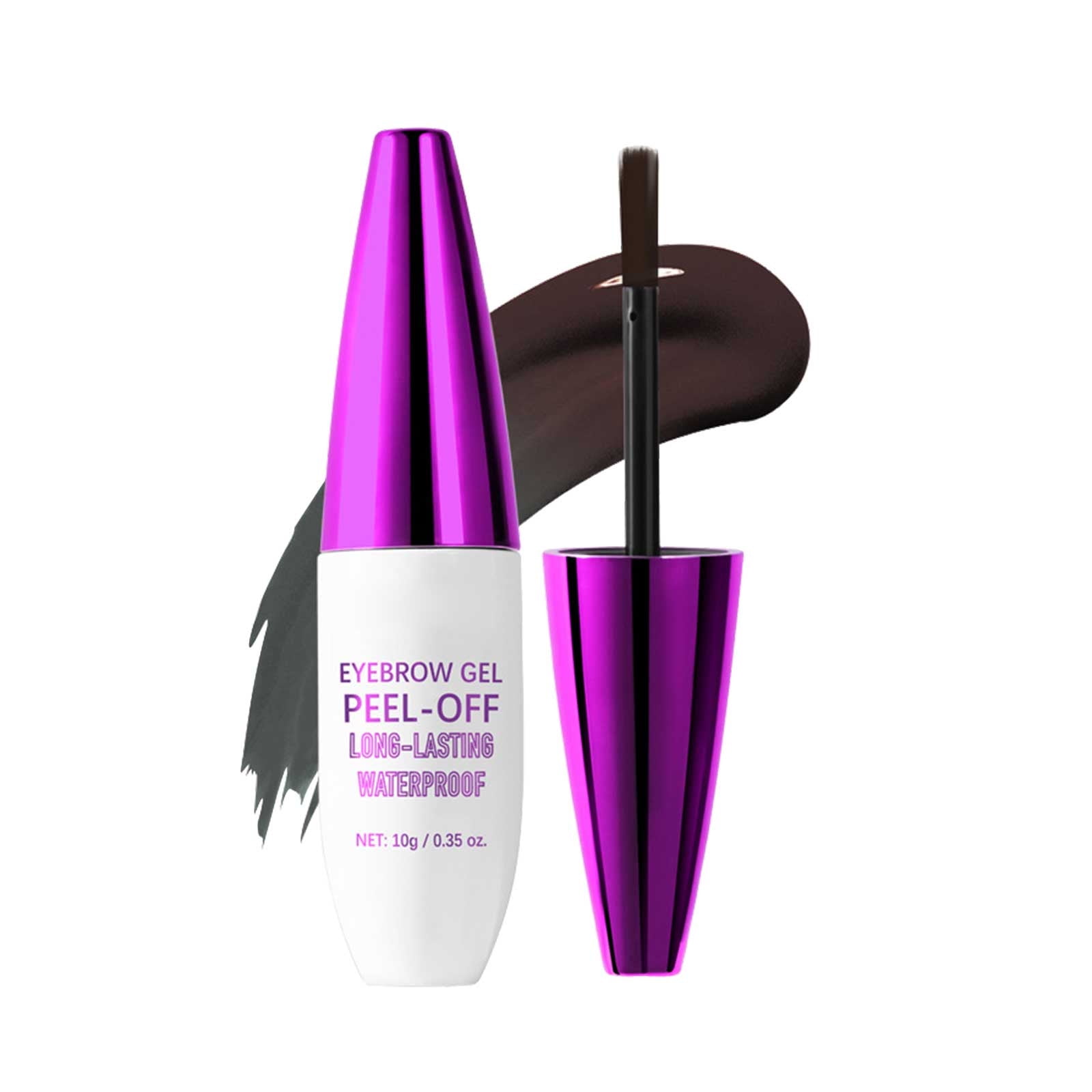 Lakker Light Brown Peel Off Eyebrow Gel, Tattoo Eyebrow Gel Easy Peel ...