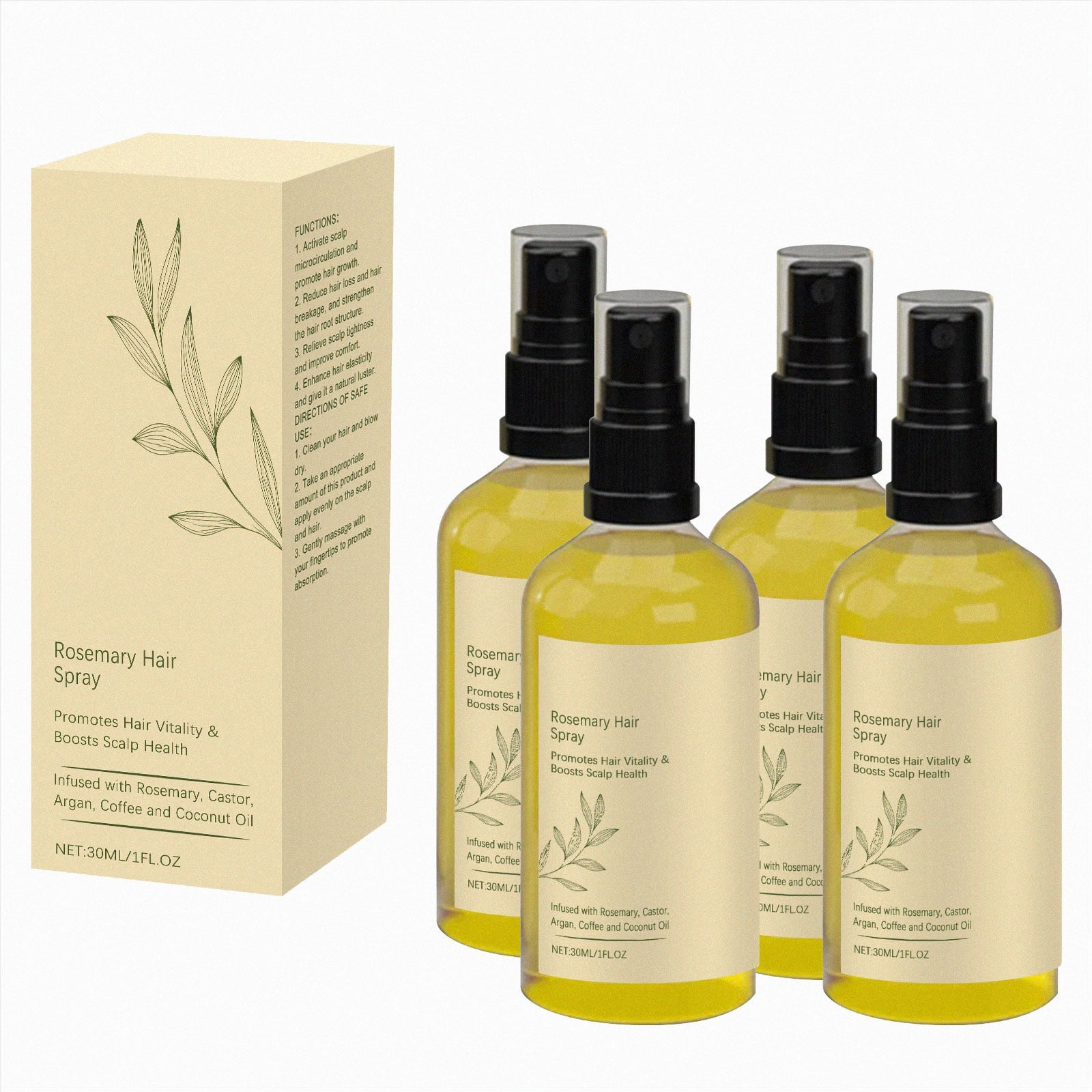 Lakker Natural Hair Growth Oil Pure Natural Hair Density Essential Oil ...