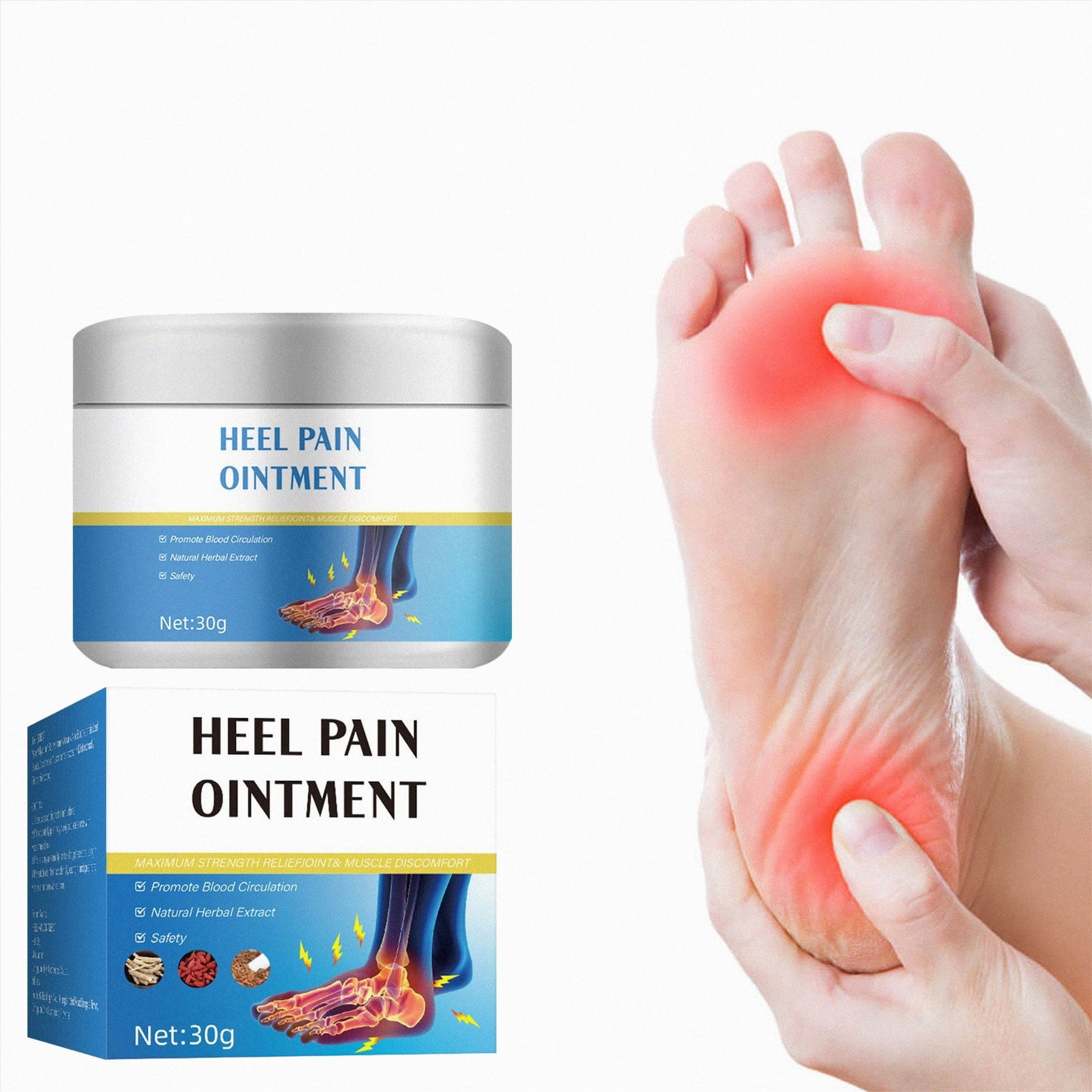 Lakker Natural Heel Relief Cream For Plantar Fasciitis & Heel ...