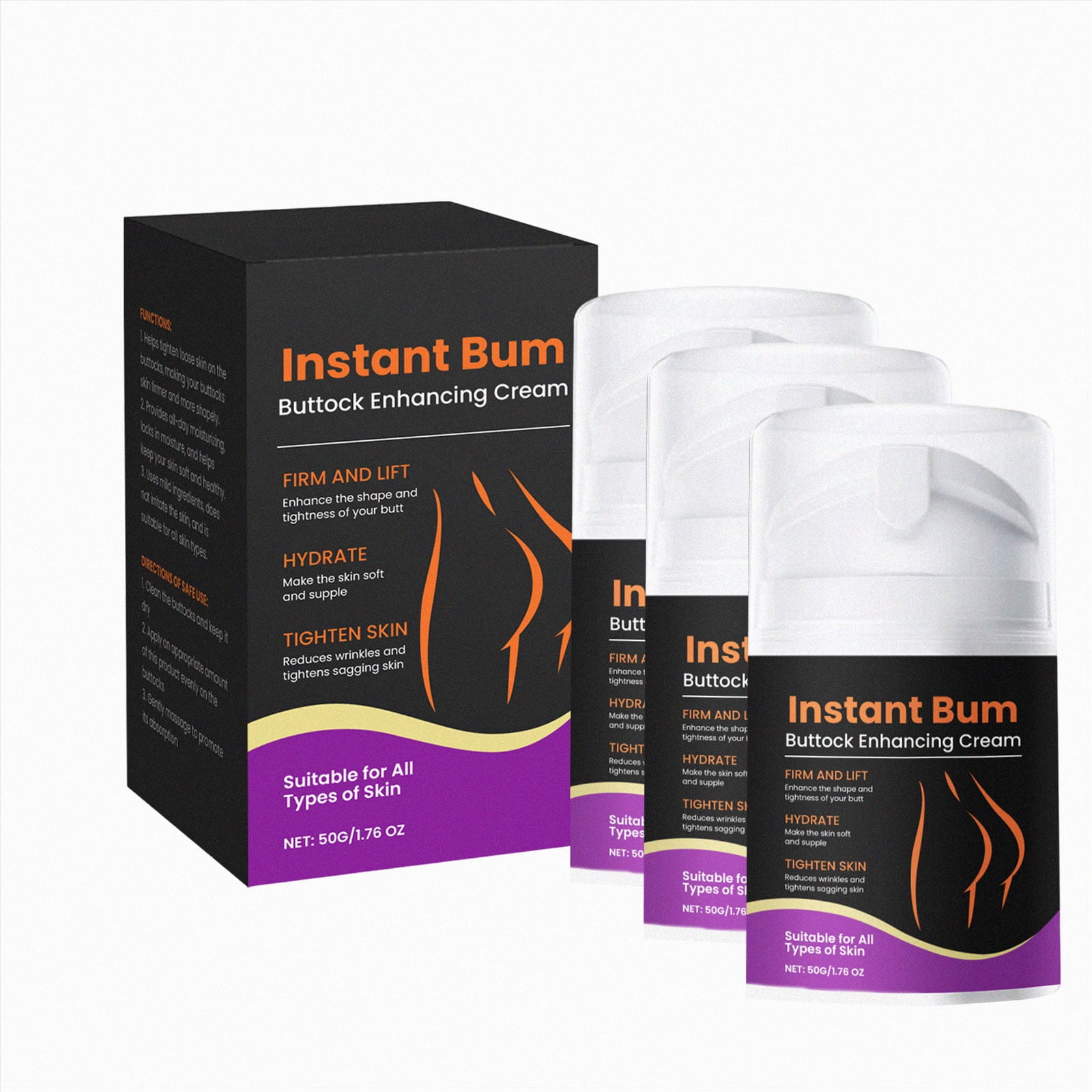 Lakker Women Buttock Sculpting Cream, Bum Cream, Buttock Firming Cream ...