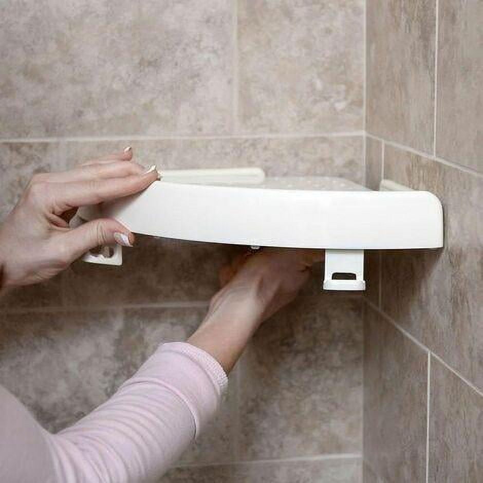 Laklulu Corner Shelf With Push Button No Drilling - Walmart.com
