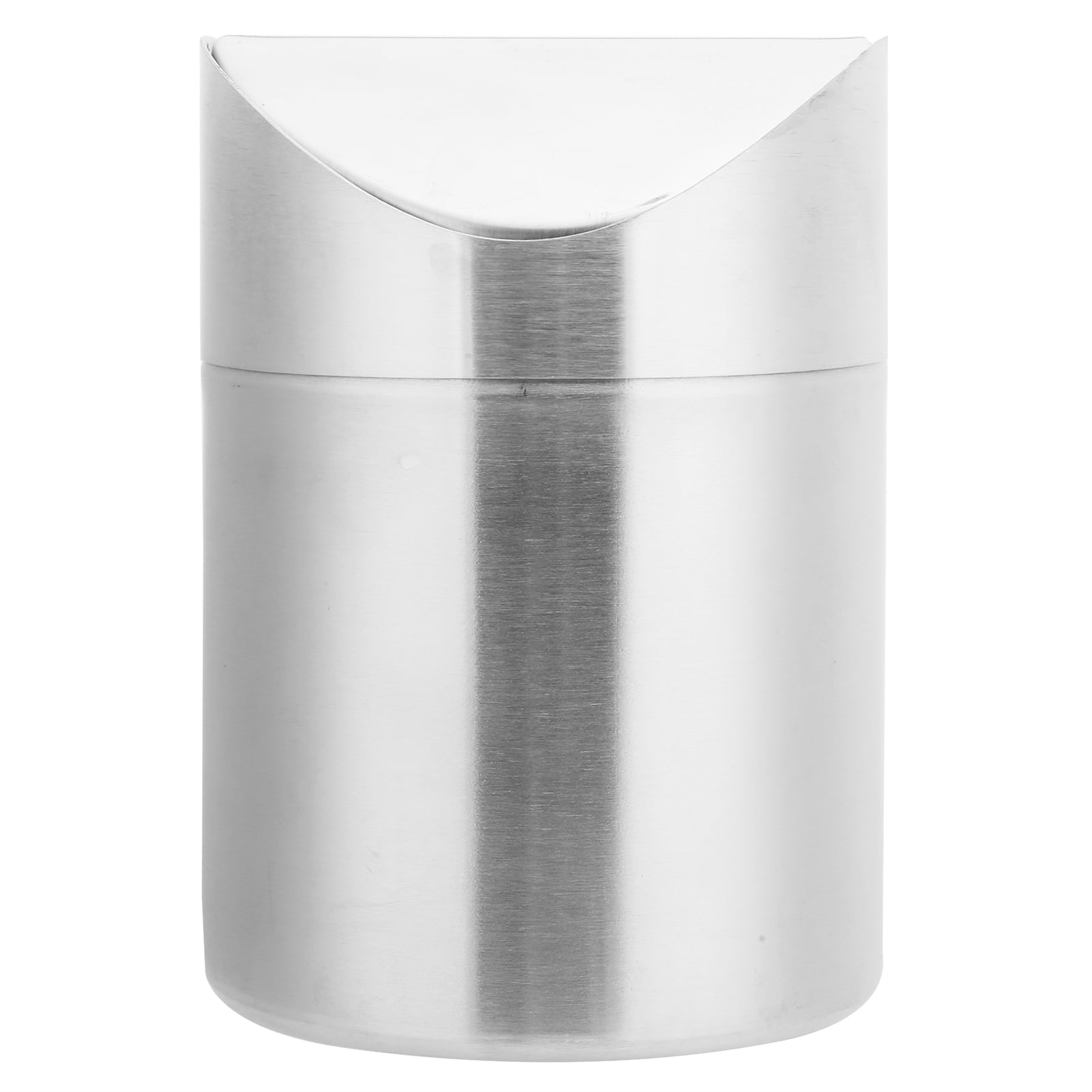 Laklulu Desktop Trash Can, Innovative Mini Waste Bin Stainless Steel ...