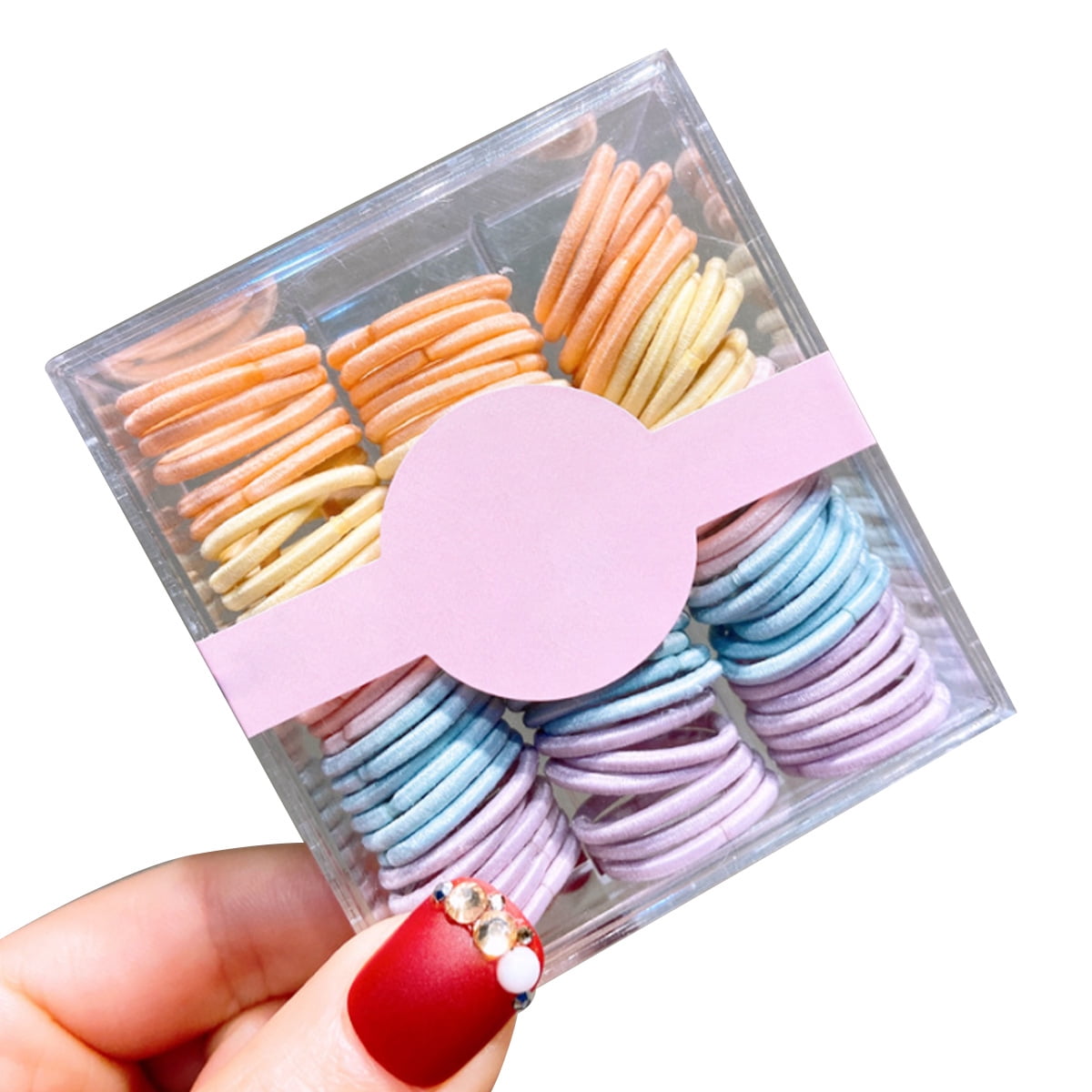 Laklulu Elastic Hair Ties In Brights and Pastels - Perfect for Fine ...