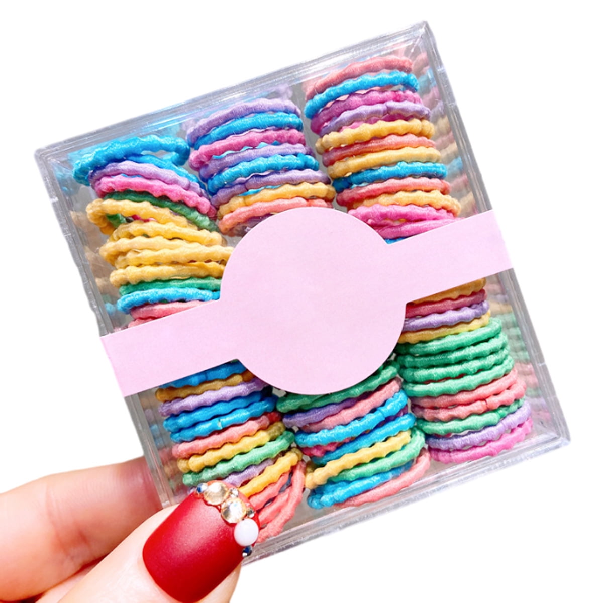 Laklulu Elastic Hair Ties In Brights and Pastels - Perfect for Fine ...