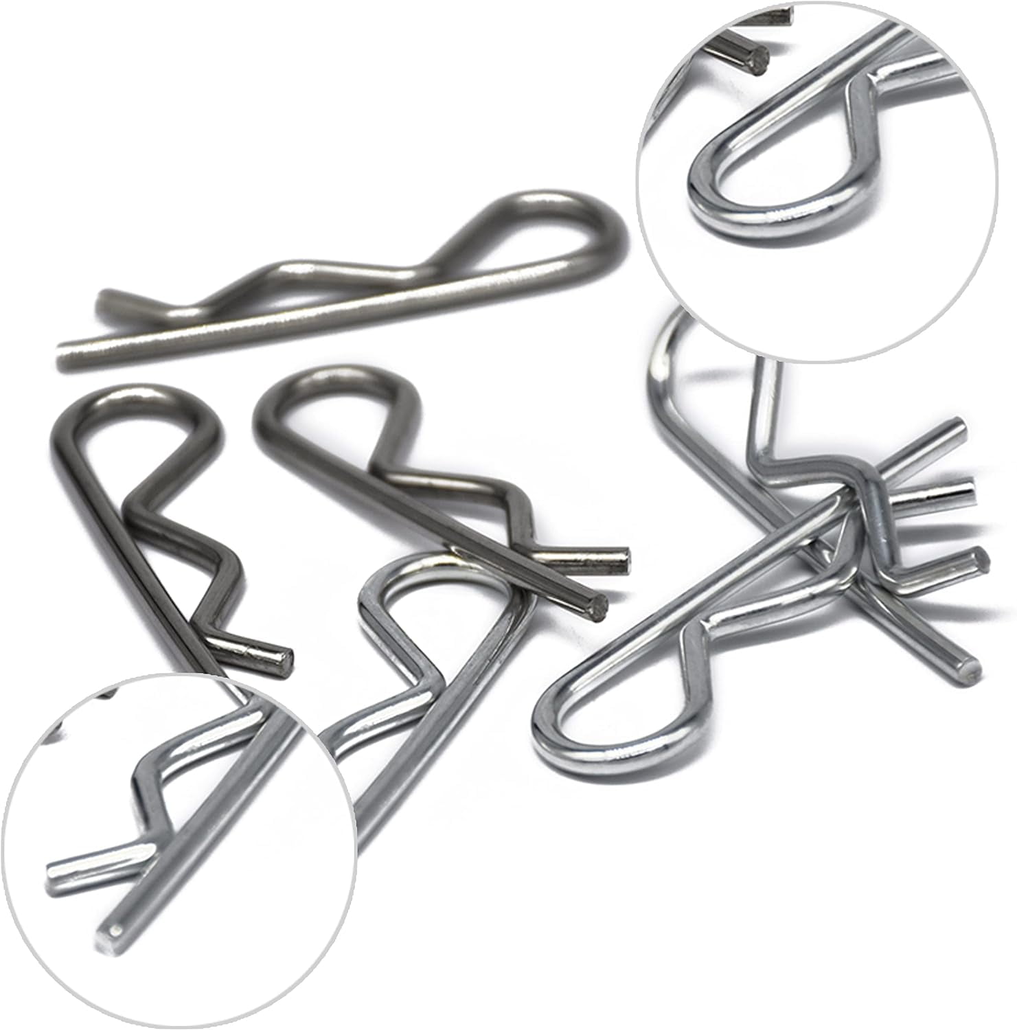 Laklulu Hitch Clips & Pin 100 PCS Zinc Plated - Walmart.com