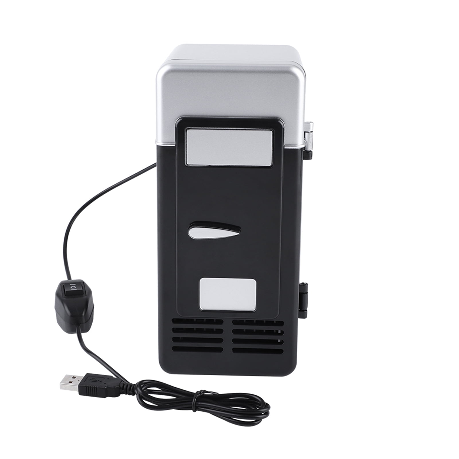 Laklulu Mini Fridge, LED Mini USB Refrigerator USB Refrigerator Drinks ...