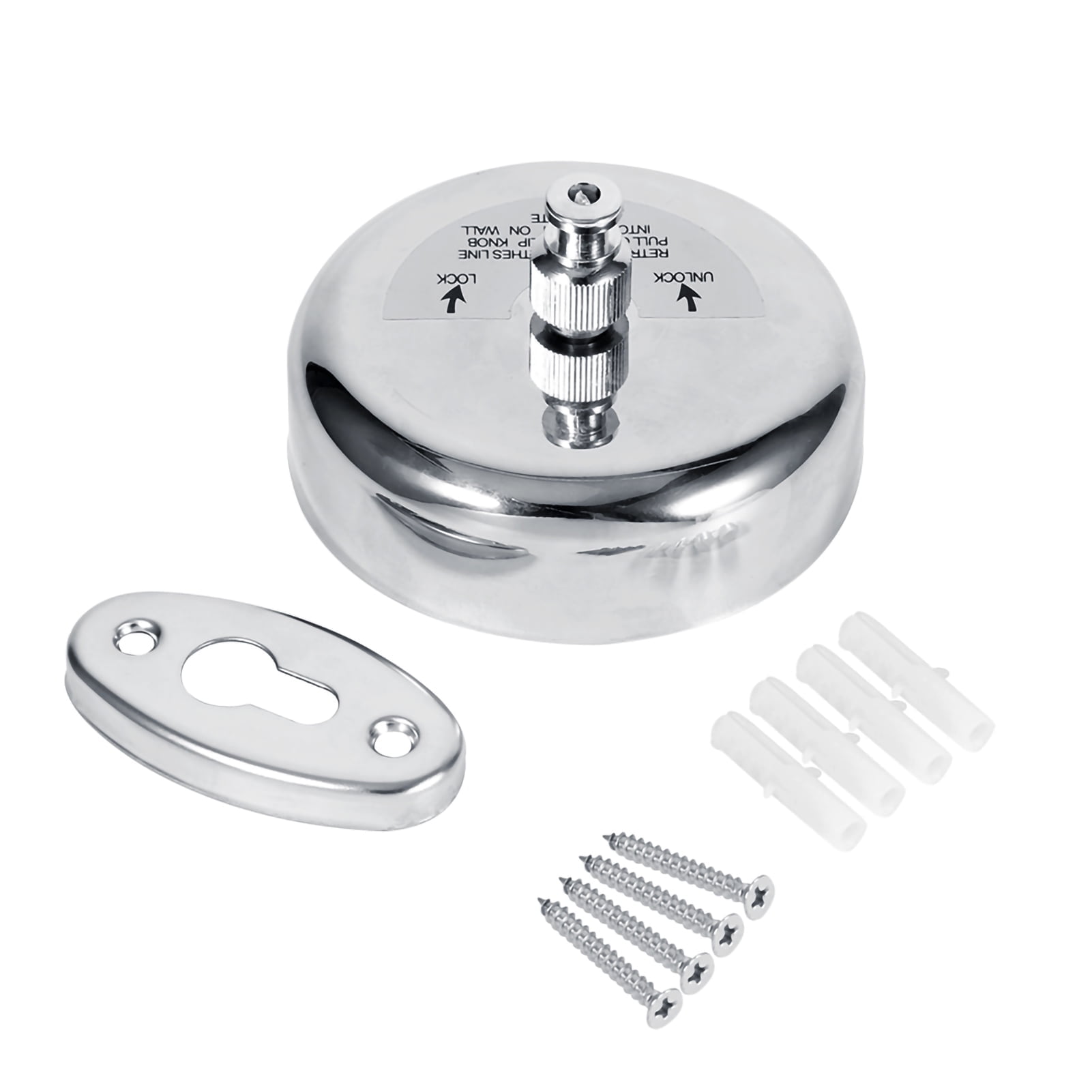 Laklulu Heavy Duty Retractable Clothesline, Stainless Steel Retractable ...