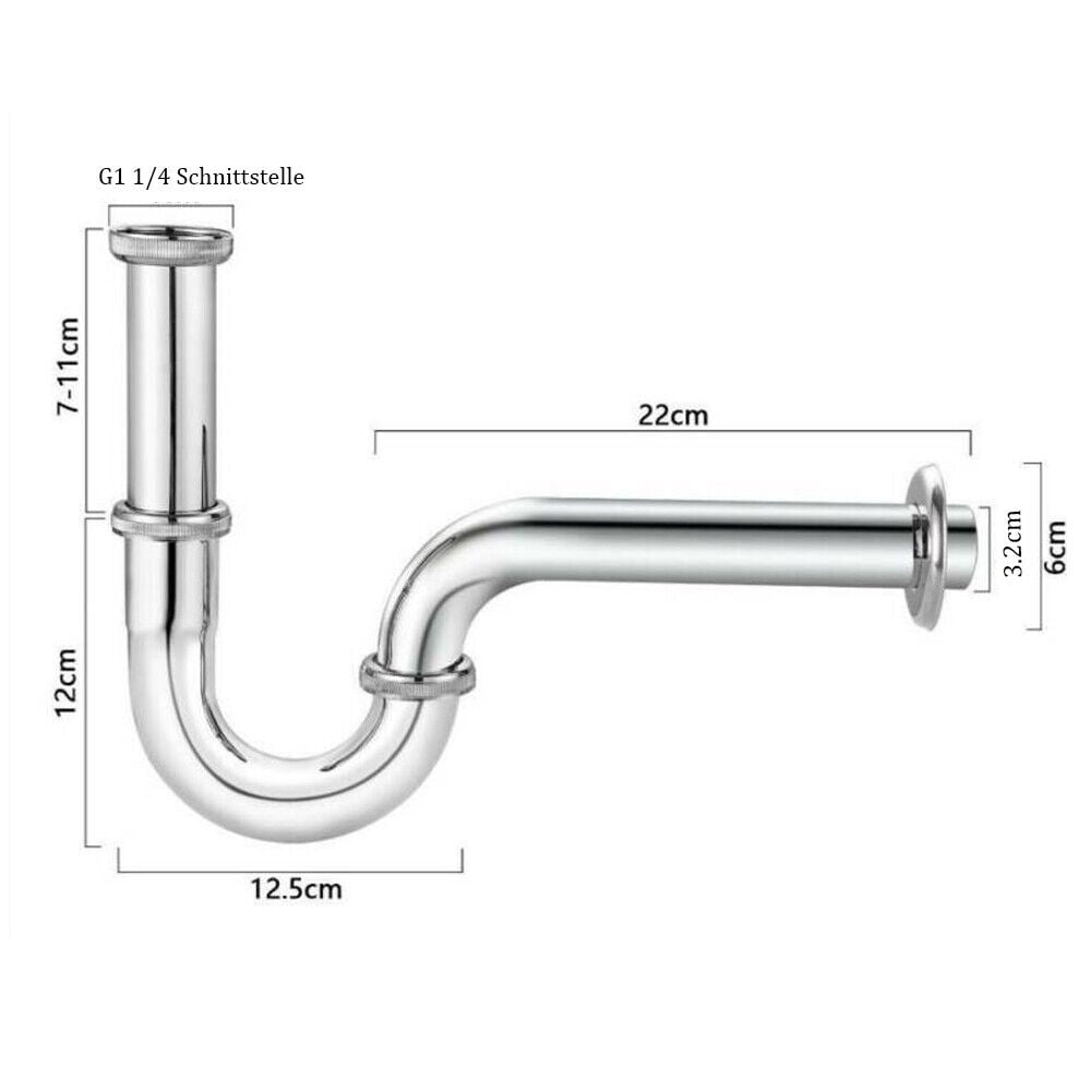 Laklulu Sifon Siphon Pop Up Sink Drain Fitting Drain with Overflow ...