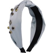 Wild Primrose by Scunci Beaded Bow Fashion Headband in Neutral Beige ...