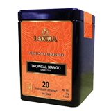 Lakma Green Tea Mango Flavor - 20 Tea Bags Premium Tea in Metal Tin ...