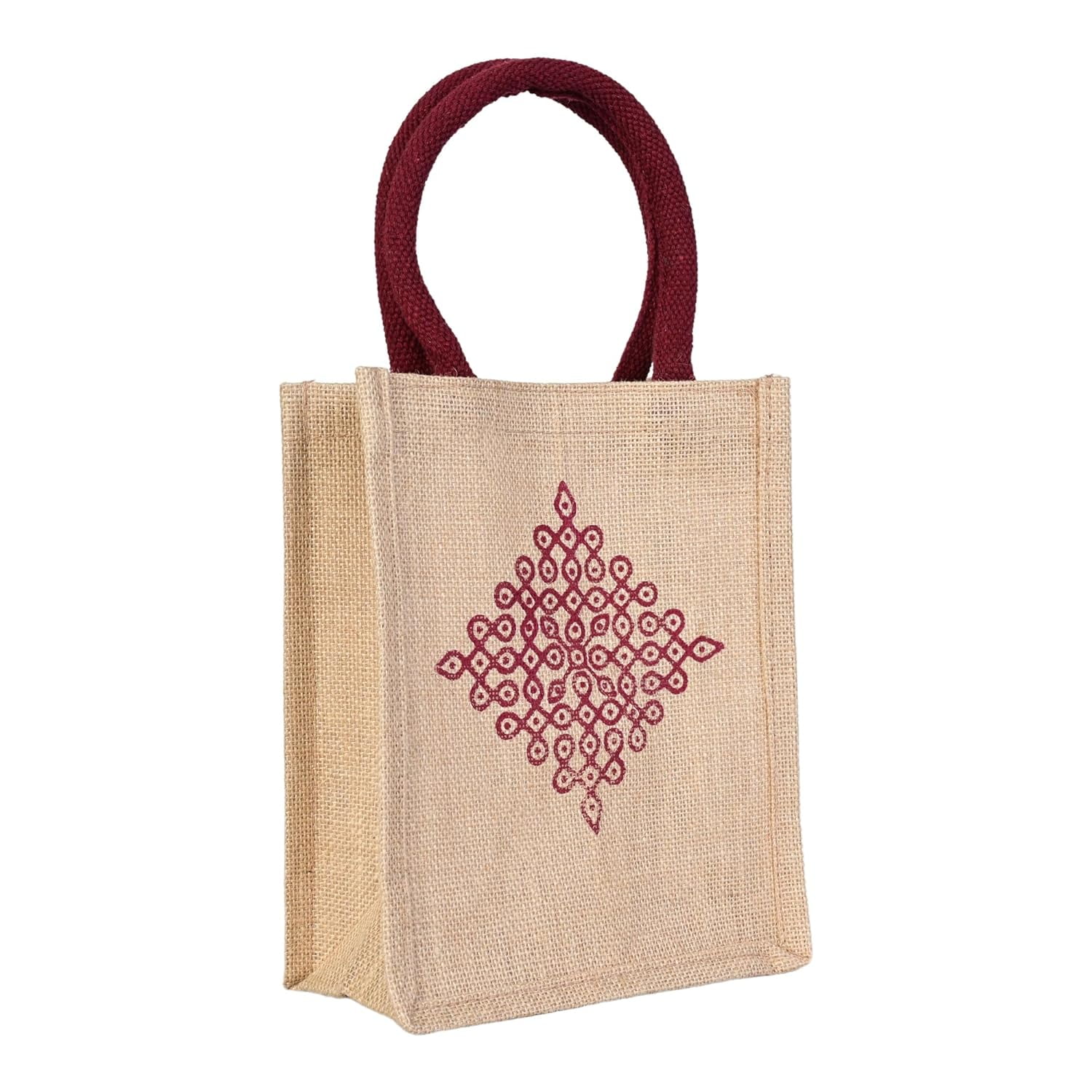 Lakmo Crafts Jute Return Gift Bags 20x25x10 cm Natural Jute Color Pack ...