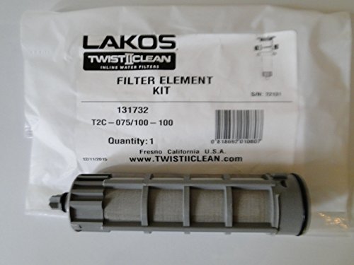 Lakos Filter Element Replacement Kit 3/4" / 1" Twist 2 Clean Twist II ...