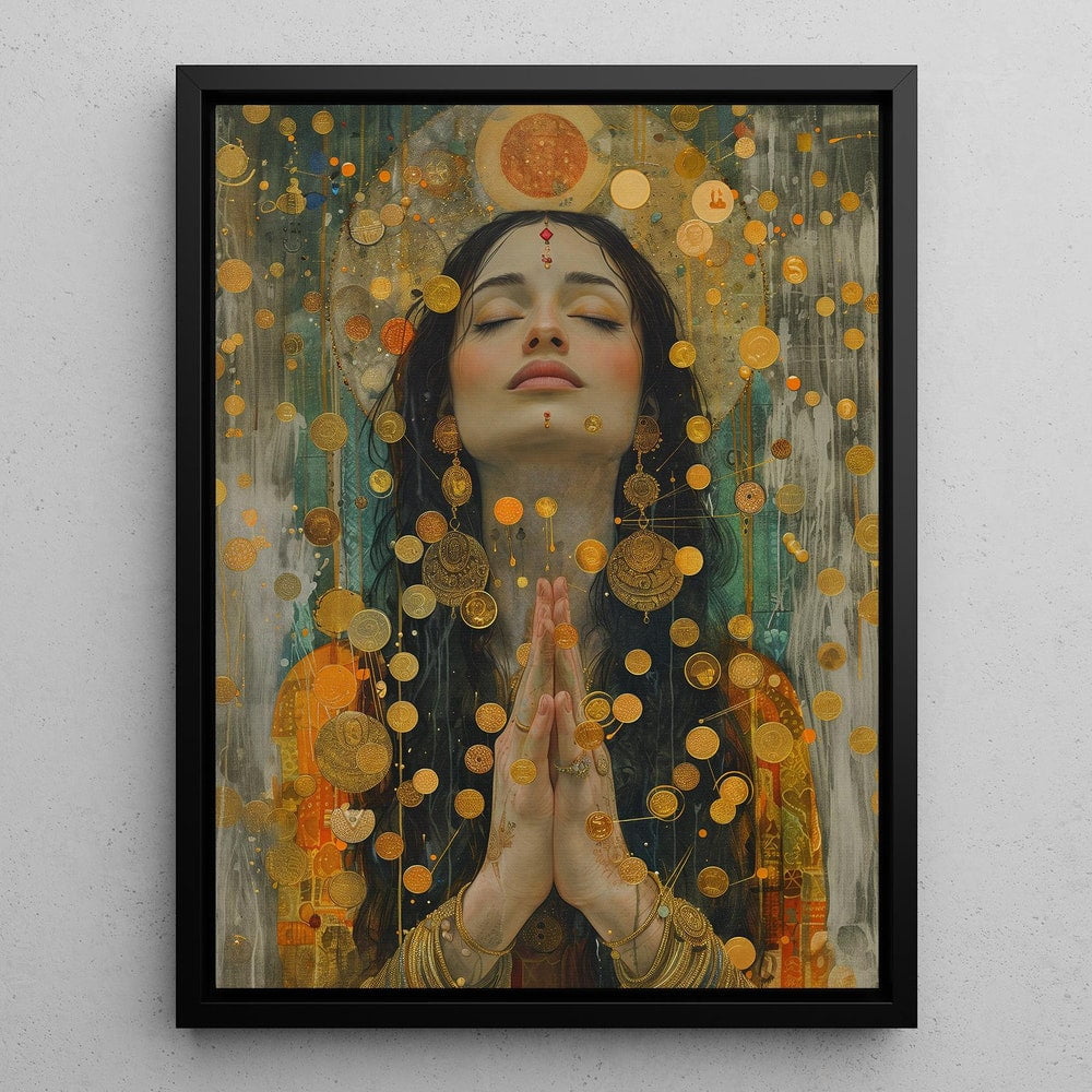 Lakshmi Poster, Hindu Goddess Of Wealth, Fortune, Beauty, Fertility ...