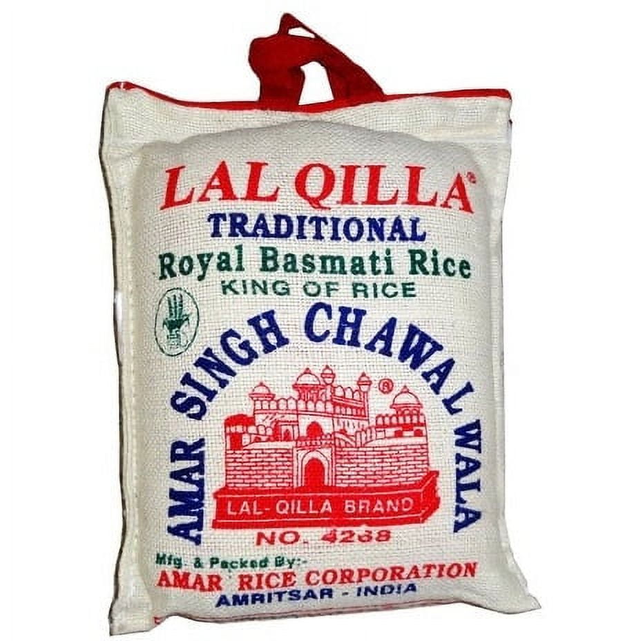 Lal Qilla Traditional Indian Basmati Rice 10lb - Berenj - برنج باسماتی ...