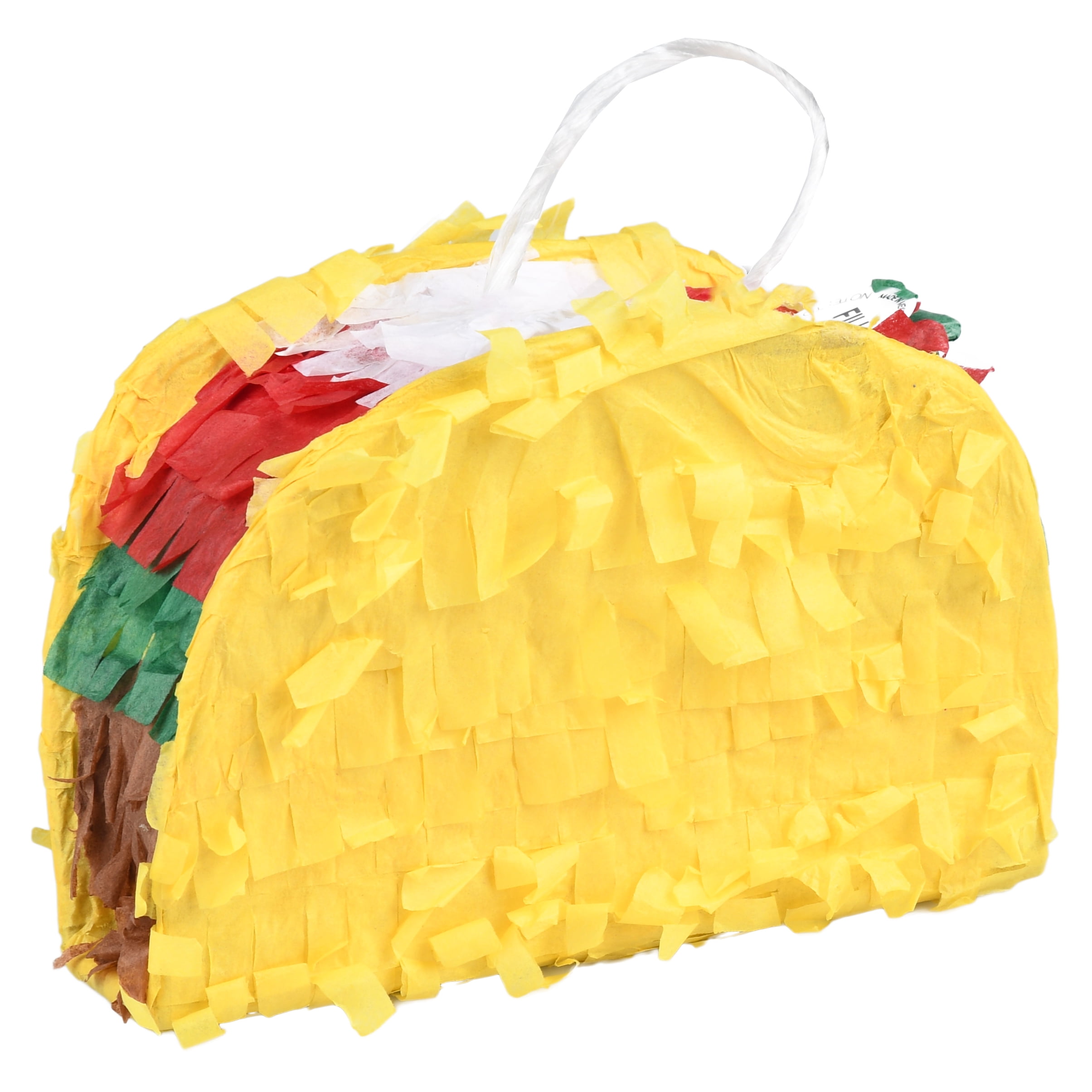 Lala Imports Mini Taco Pinata Handcrafted Party Decoration, Yellow, 6in ...