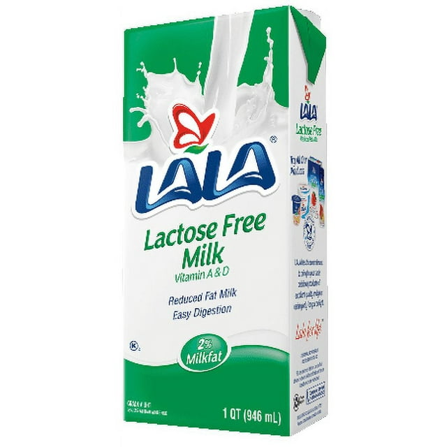 Lala Lactose Free 2% UHT Milk 32oz - Walmart.com
