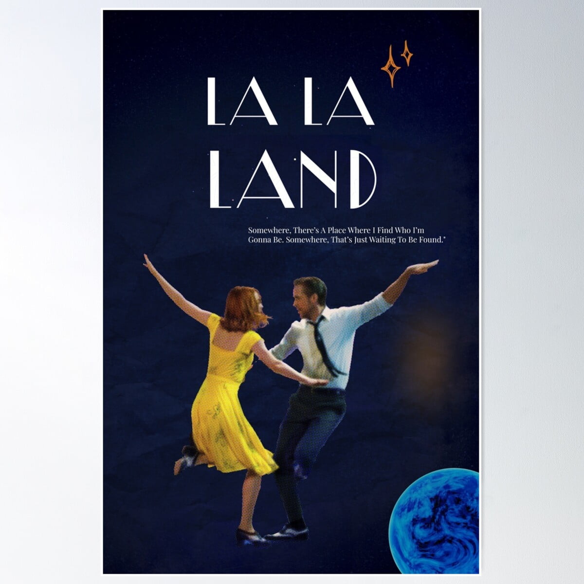 Lala Land Movie Poster, Modern Gen Z Poster, Graphic Design Home Decor ...