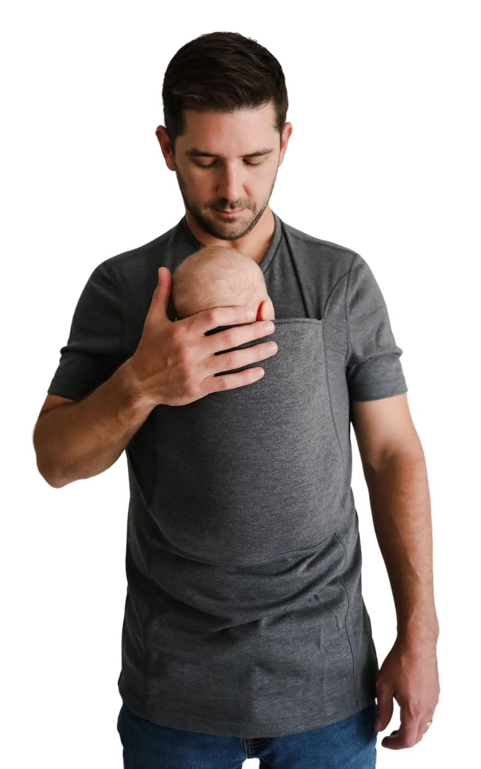 Lalabu The Dad Shirt | Hands-Free Baby Carrier for Newborns Up to 15 ...