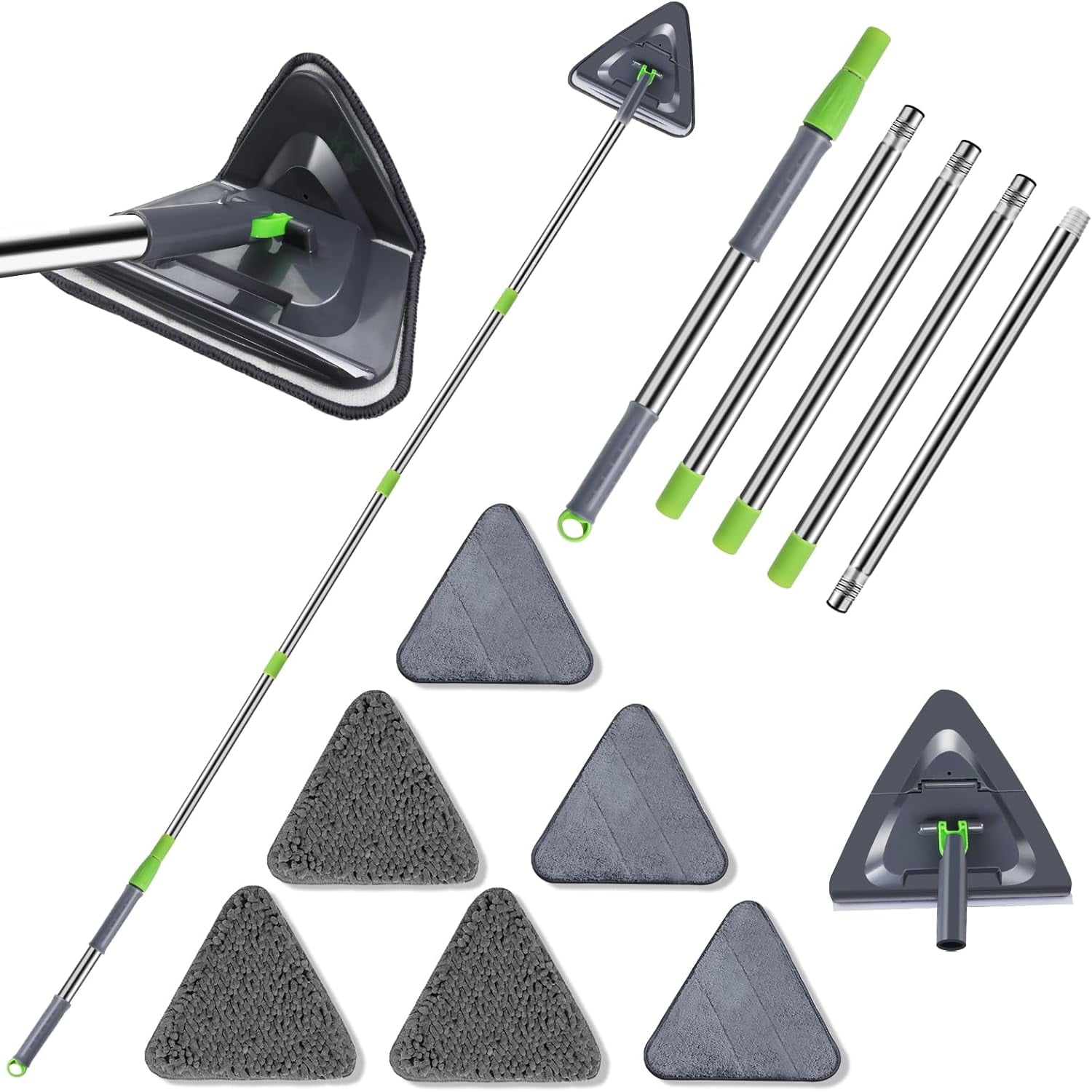 Lalafancy 97 Inch Wall Cleaner Mop with Long Handle, Baseboard Cleaner ...