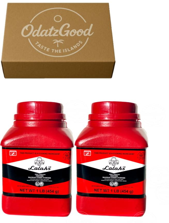 Lalah’s Madras Curry Powder 1lb (454g) 2-Pack – Product of India – Curated & Packaged by ...