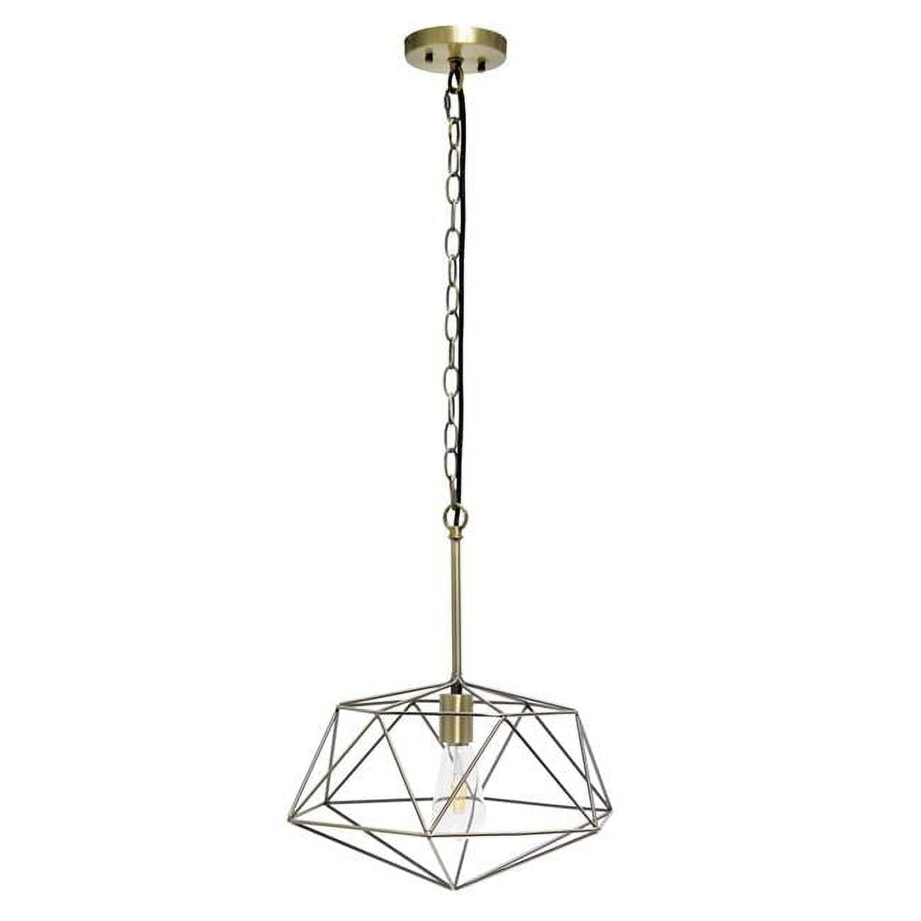 Lalia Home 1 Light 16in. Modern Metal Wire Paragon Hanging Ceiling ...