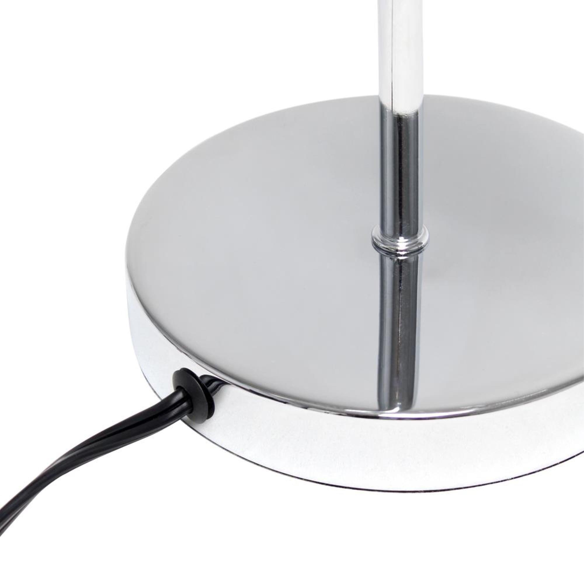 Lalia Home Iron Modern Scroll Table Lamp in Chrome - Walmart.com