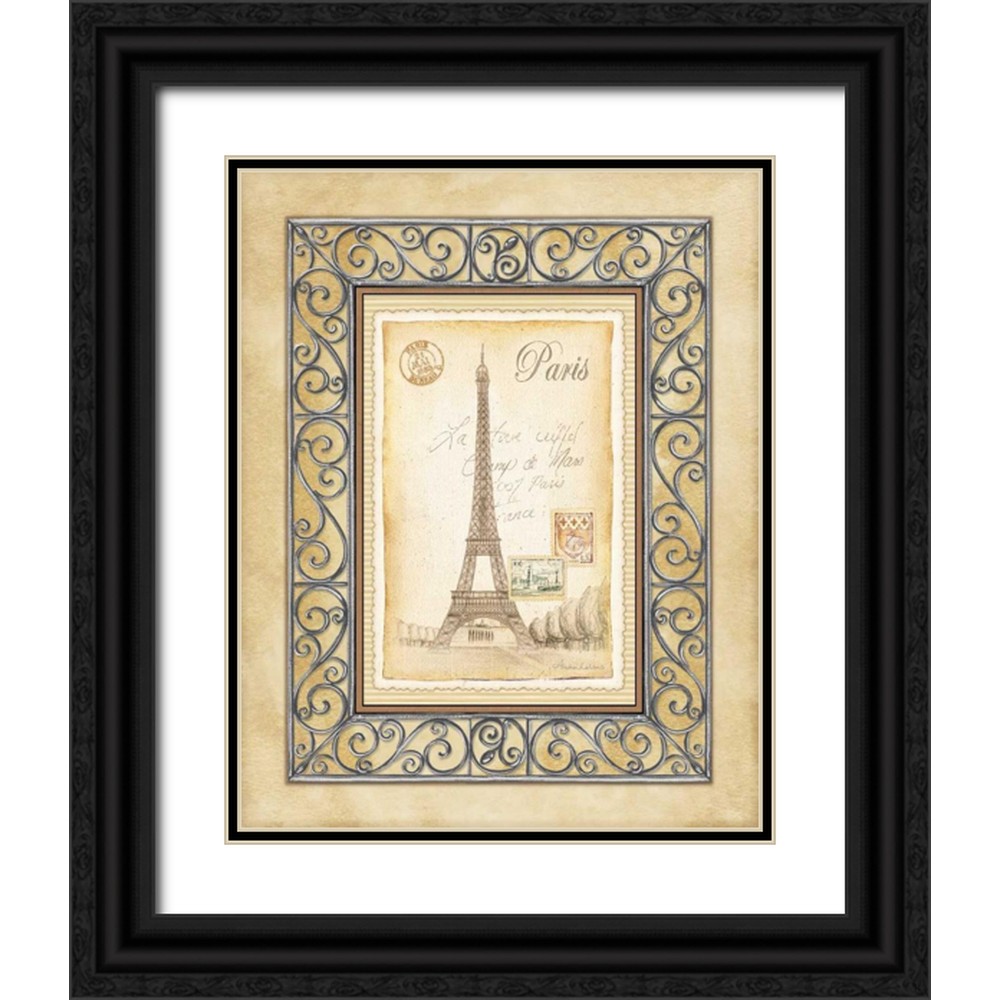 Laliberte, Andrea 20x24 Black Ornate Wood Framed with Double Matting ...