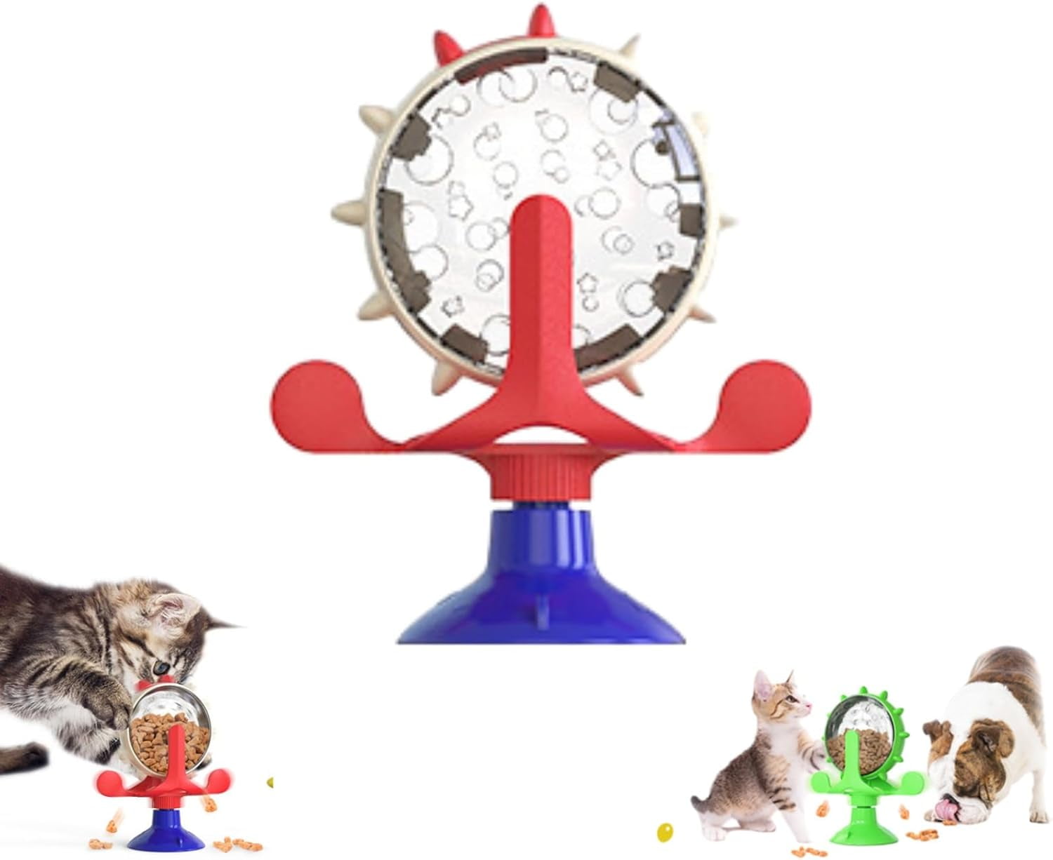 Lallypet, Lallypet Food Spinning Windmill, Windmill Cat Toy Dog Food ...