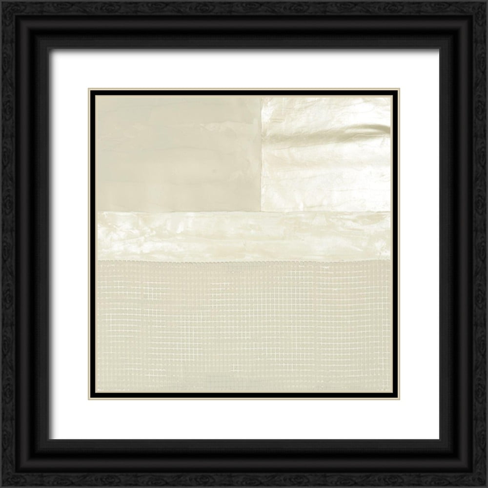 Lam, Vanna 15x15 Black Ornate Wood Framed with Double Matting Museum ...
