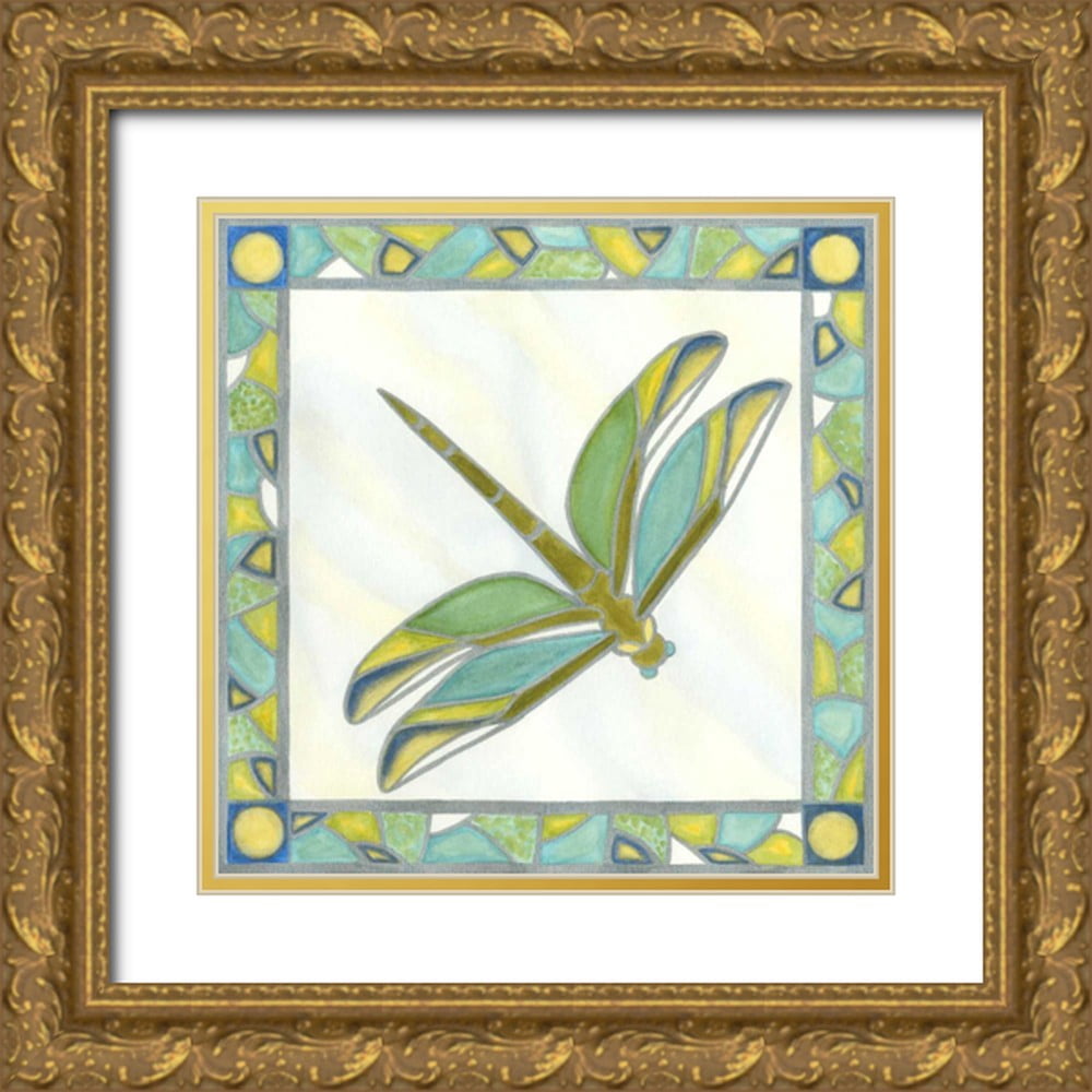 Lam, Vanna 15x15 Gold Ornate Wood Framed with Double Matting Museum Art ...