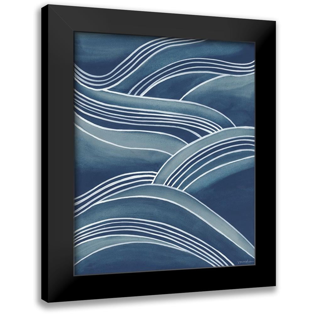Lam, Vanna 15x18 Black Modern Framed Museum Art Print Titled - Wind and Waves IV - Walmart.com