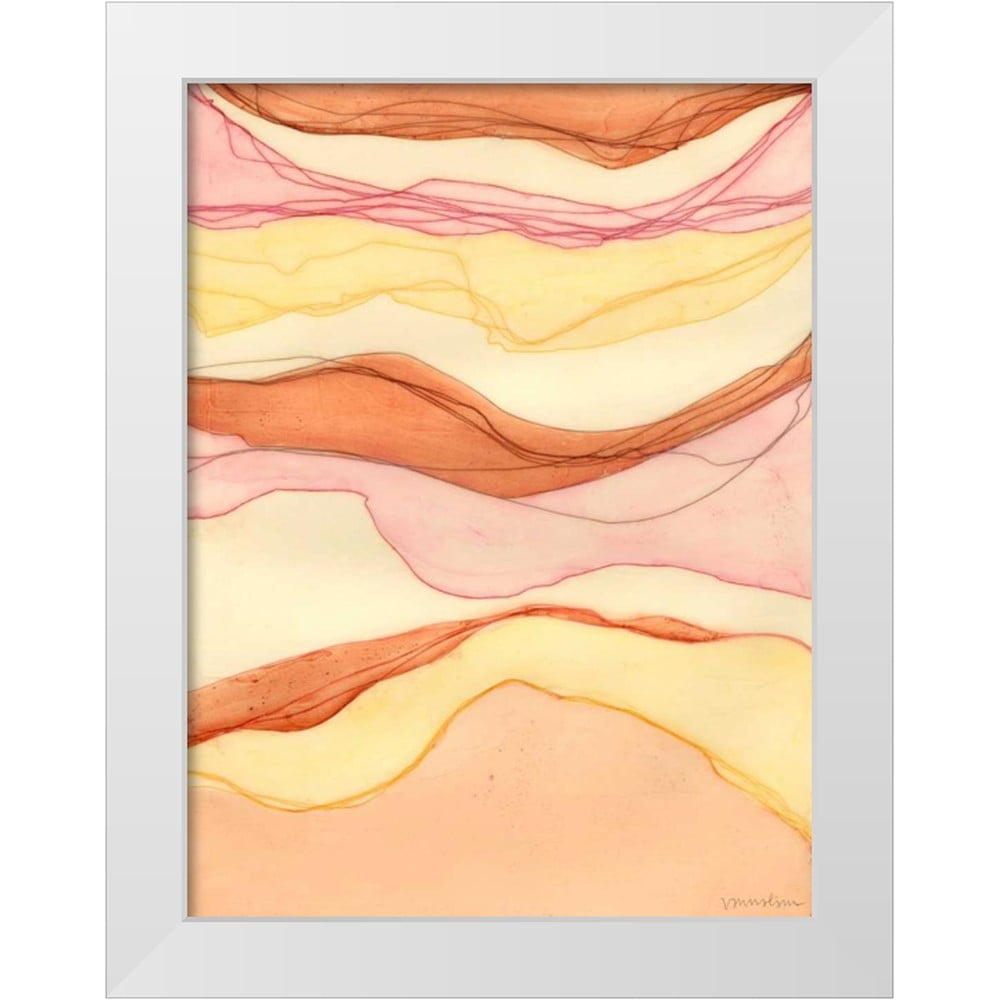 Lam, Vanna 15x18 White Modern Wood Framed Museum Art Print Titled - Canyon Cascade II - Walmart.com